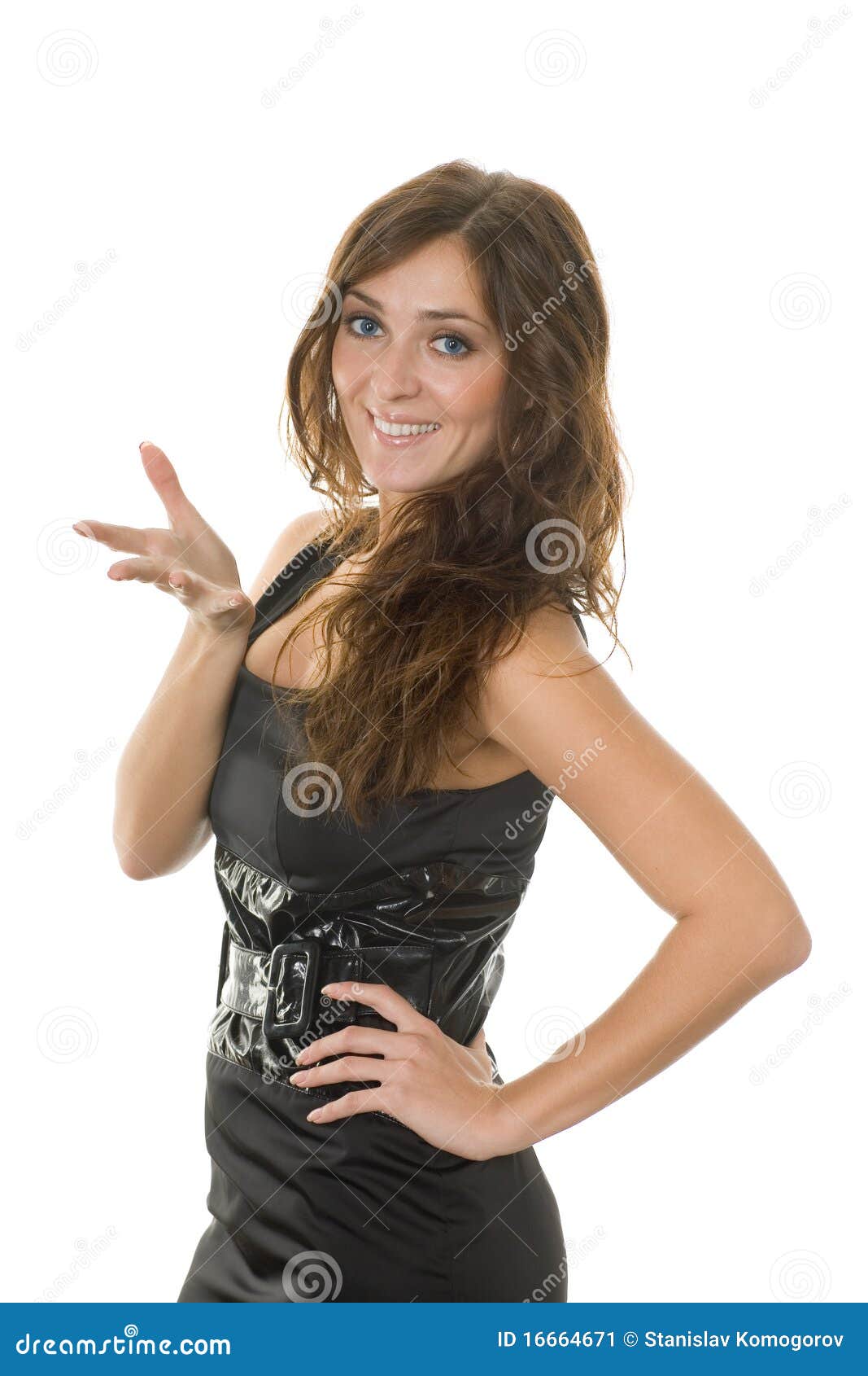 Beautiful Smiling Girl with Question Stock Image - Image of dack ...