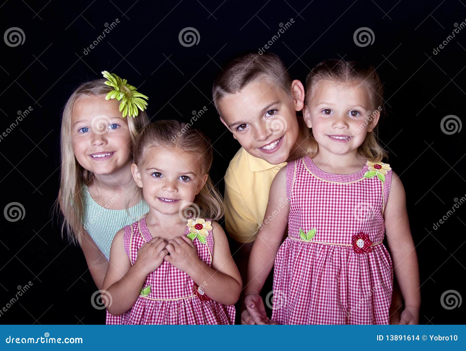 Beautiful Smiling Kids stock photo. Image of little, cute - 13891614