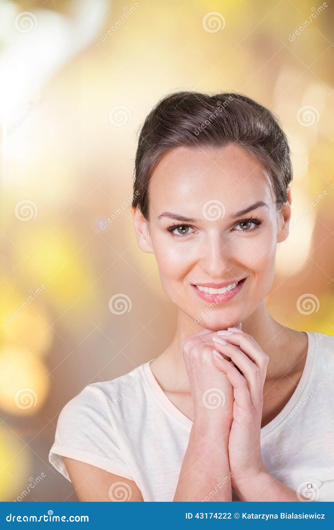 Beautiful and smiling lady stock photo. Image of lady - 43174222