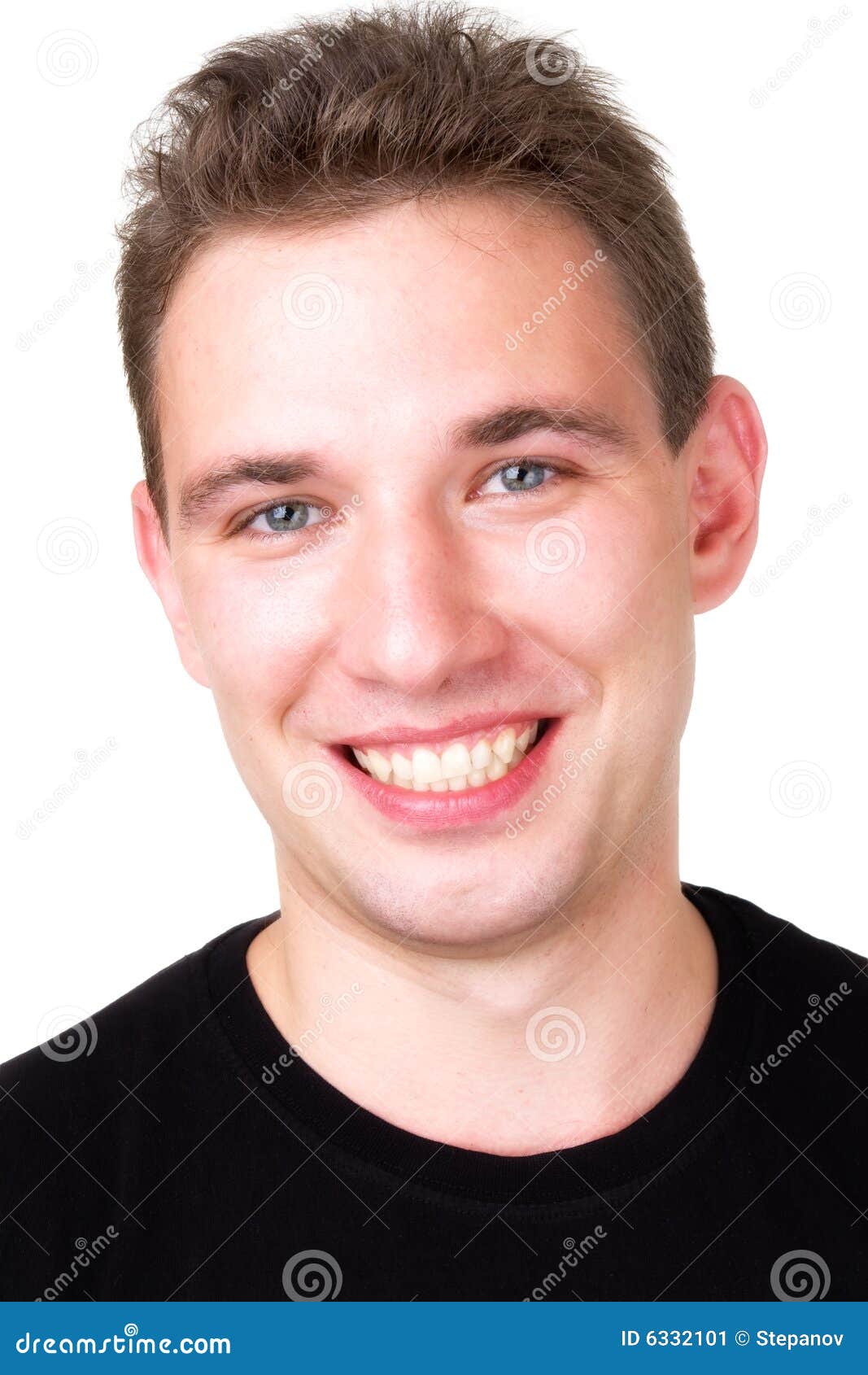 Beautiful smiling man stock image. Image of smile, people - 6332101
