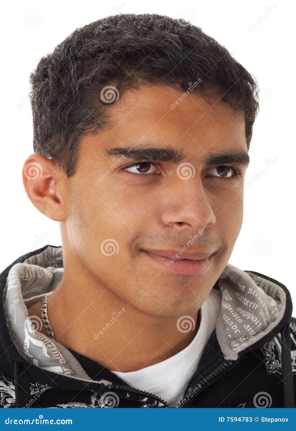 Beautiful smiling man stock image. Image of people, hair - 7594783