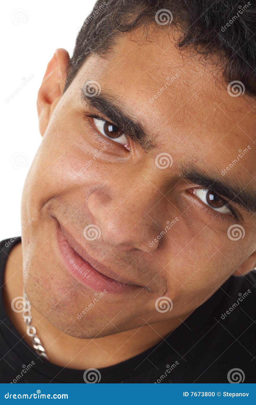 Beautiful smiling man stock photo. Image of friendship - 7673800