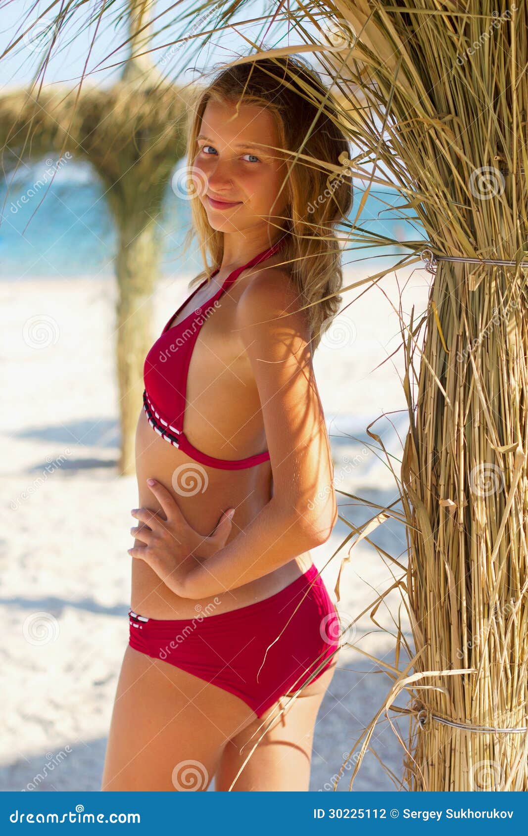 Beautiful Smiling Teenage Girl Stock Photo - Image of bikini, nice ... Beautiful Smiling Teenage Girl Stock Photo - Image of bikini, nice ...