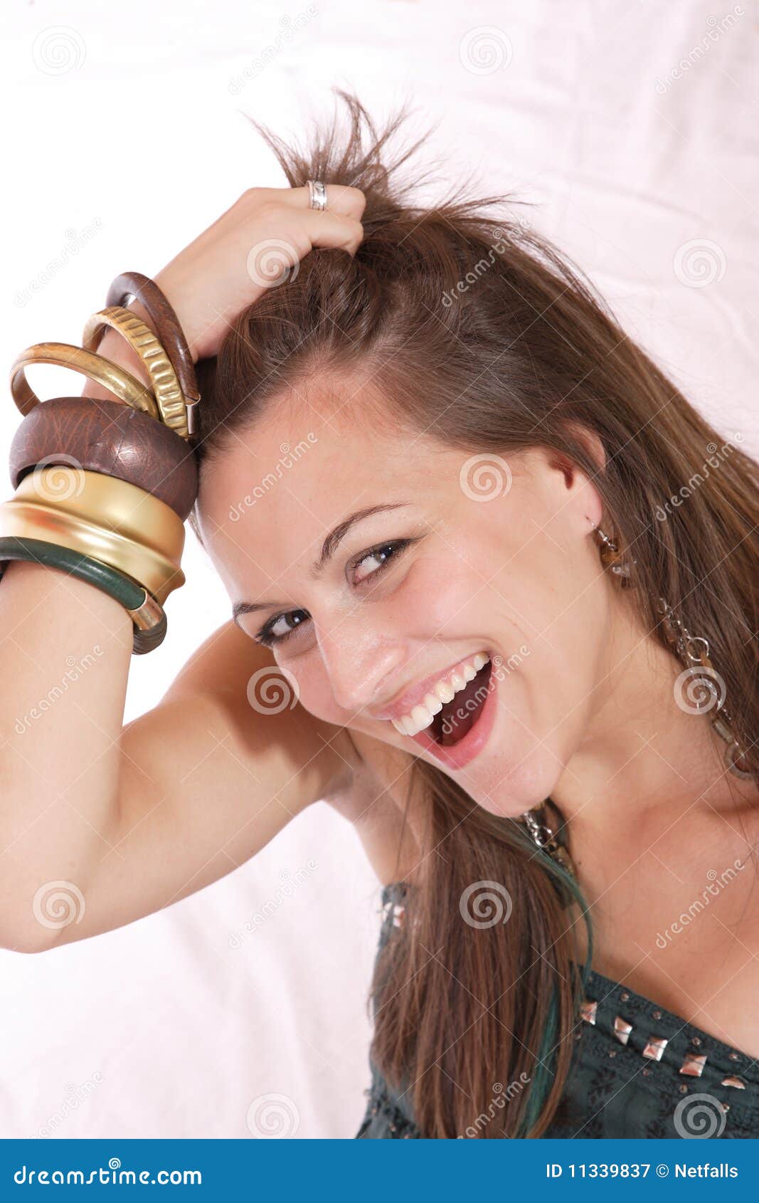 Beautiful Smiling Woman stock image. Image of beautiful - 11339837