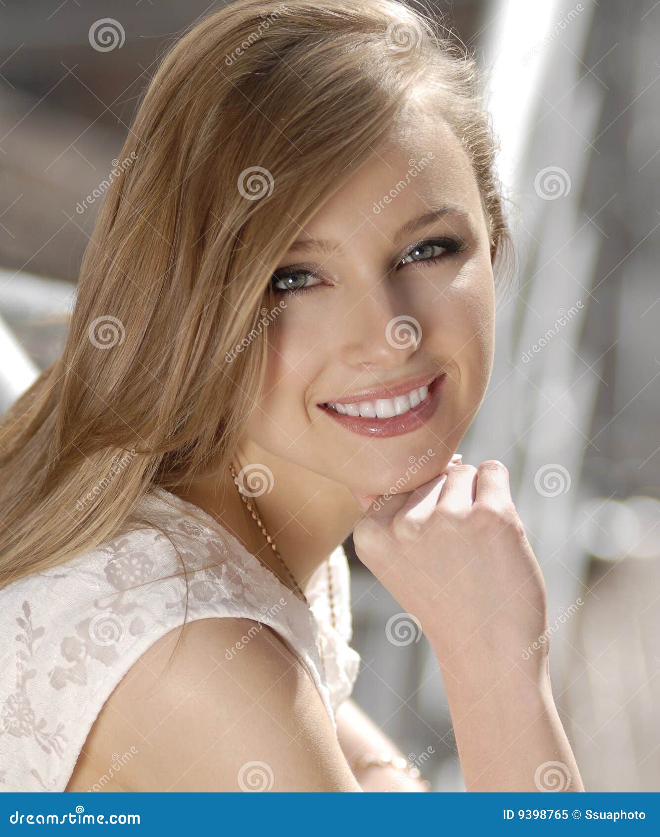 Beautiful Smiling Woman stock image. Image of pretty, people - 9398765