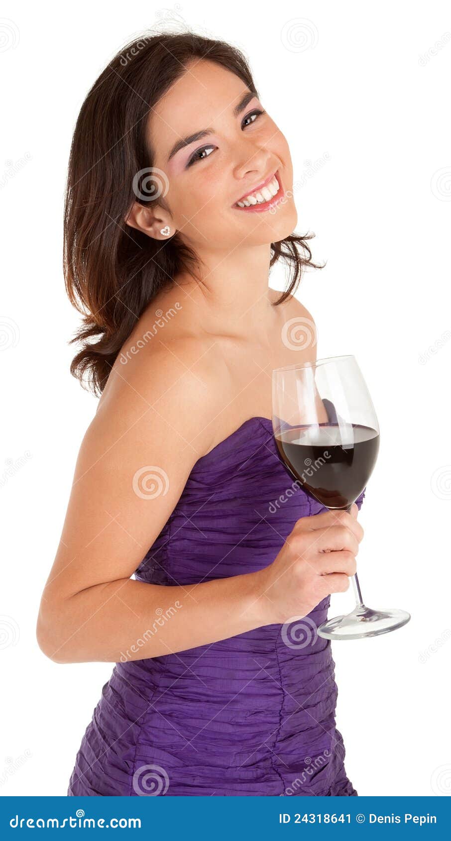 Beautiful Smiling Woman Holding a Glass of Wine Stock Image - Image of ... Beautiful Smiling Woman Holding a Glass of Wine Stock Image - Image of ...