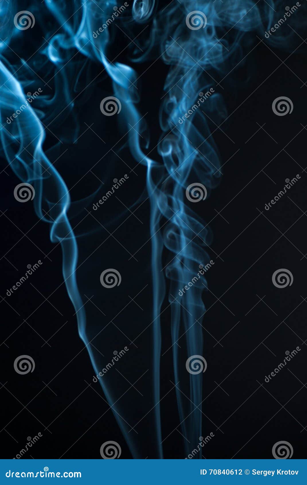 Beautiful Smoke on the Black Background - Macro Photo Stock Photo ...
