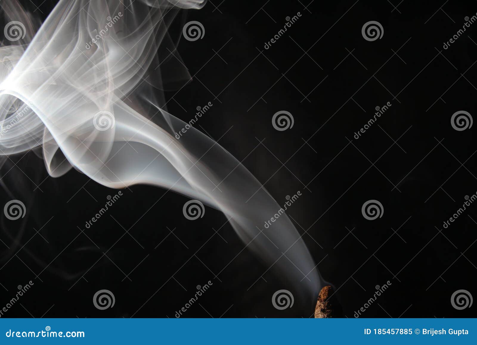 Beautiful Smoke On Black Background - Wallpaper Royalty-Free Stock ...