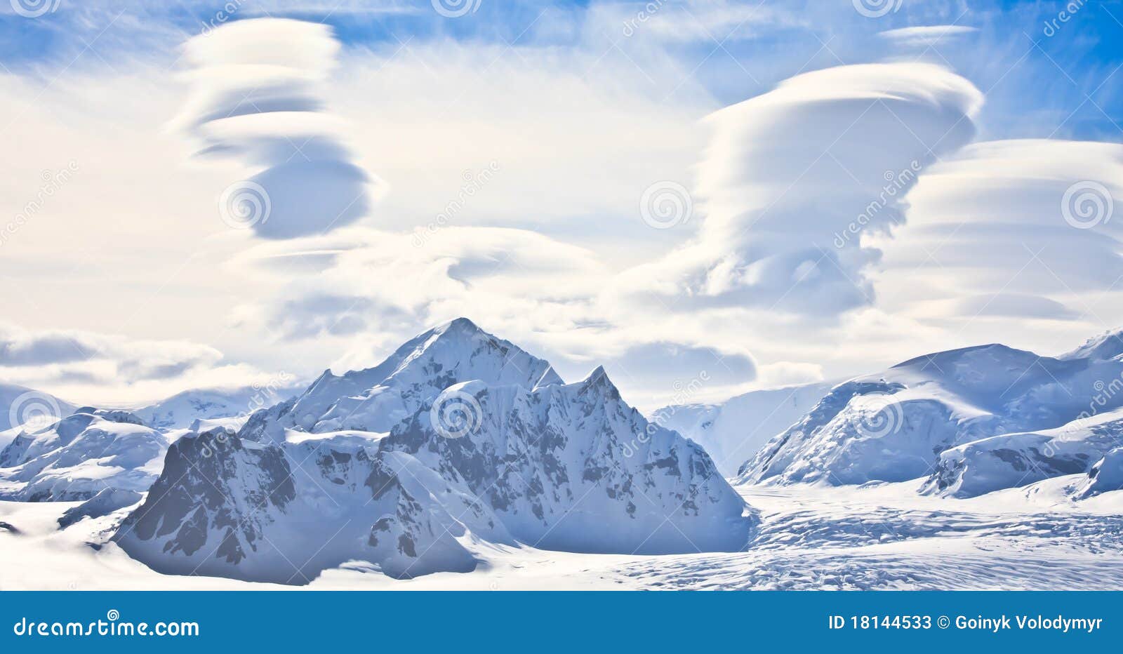 Beautiful Snow-capped Mountains Stock Image - Image of range, himalayas ...