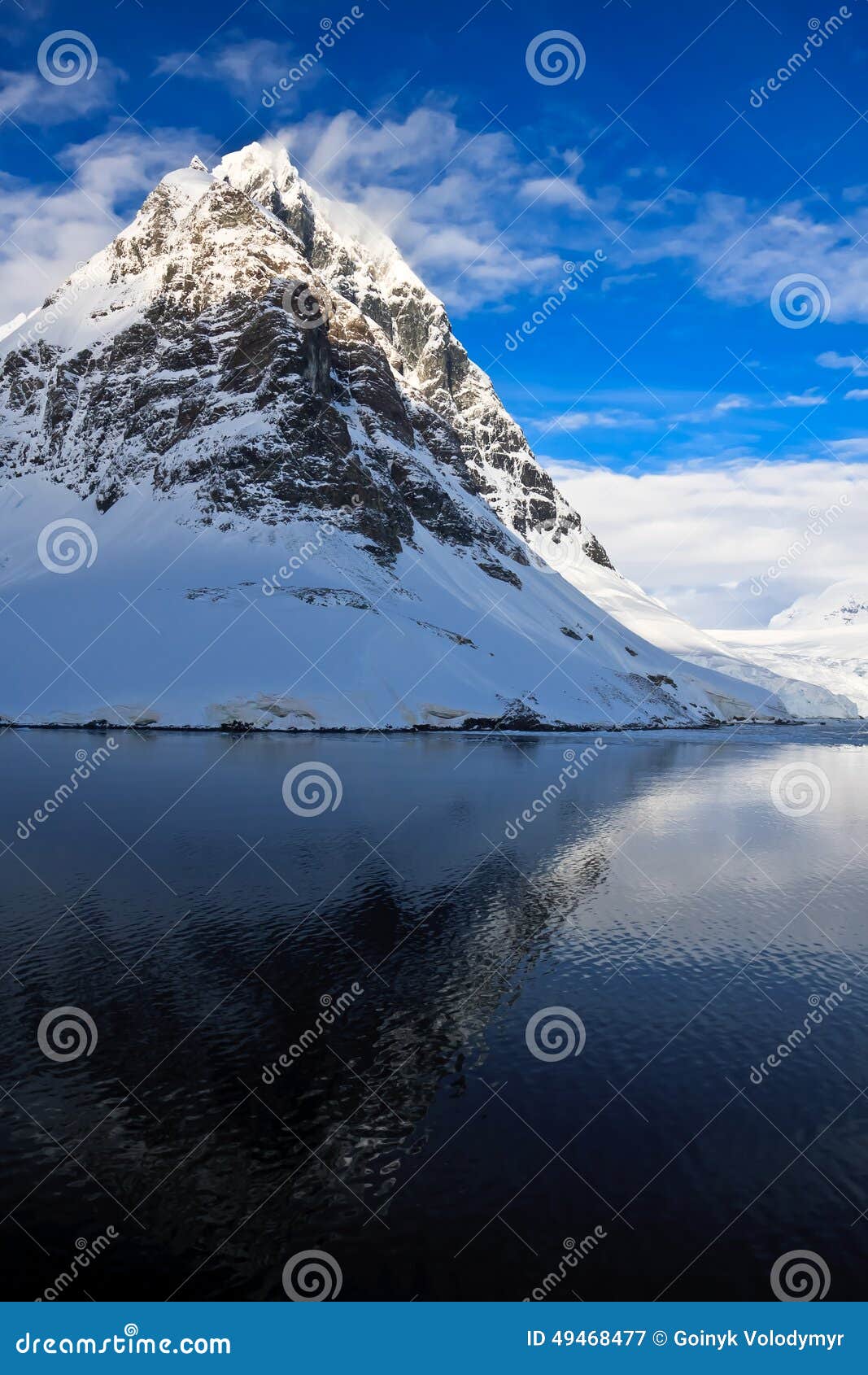 Beautiful Snow-capped Mountains Stock Image - Image of blue, mountains ...