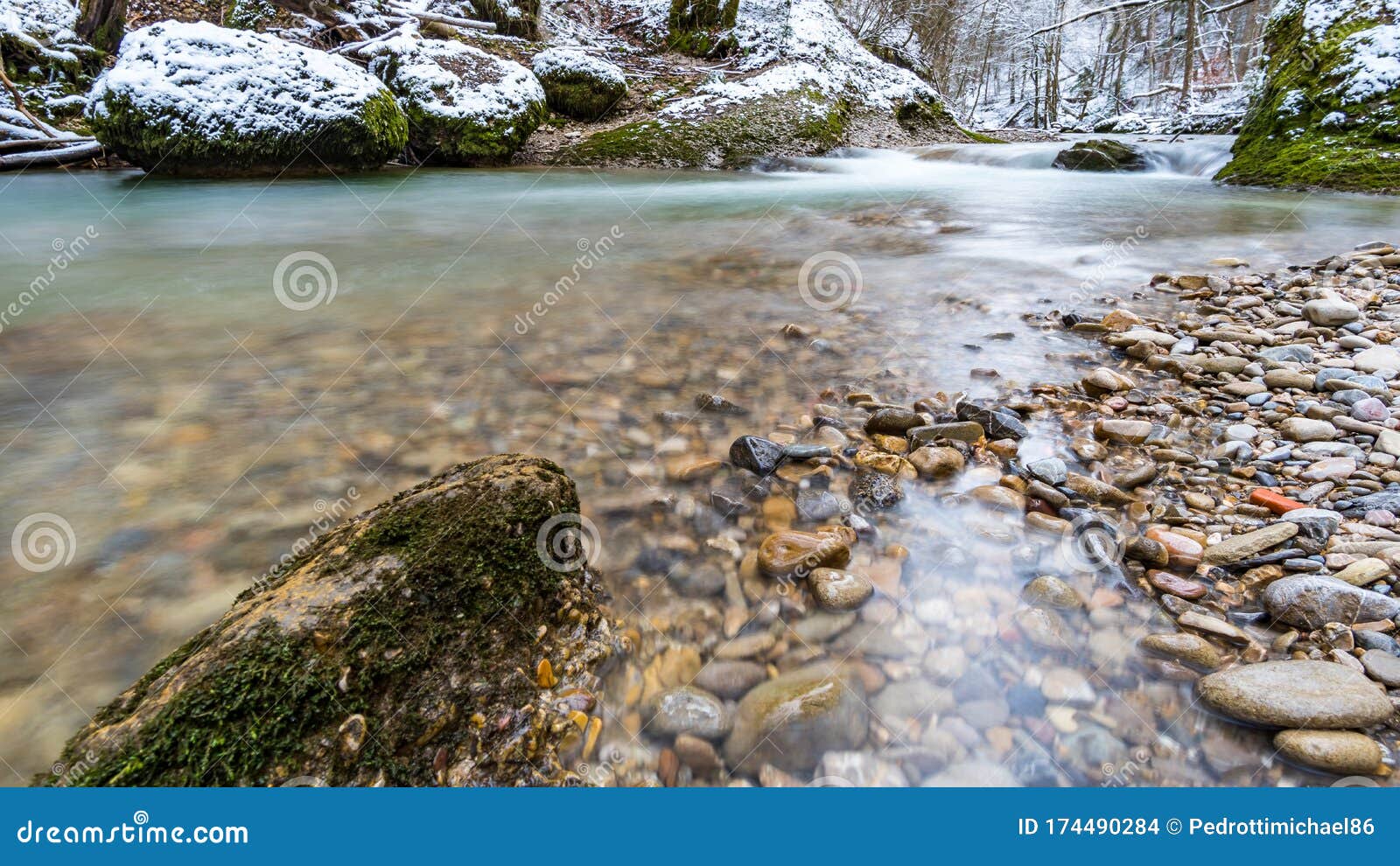 The Beautiful Eistobel in Winter Stock Photo - Image of closeup, alps ...