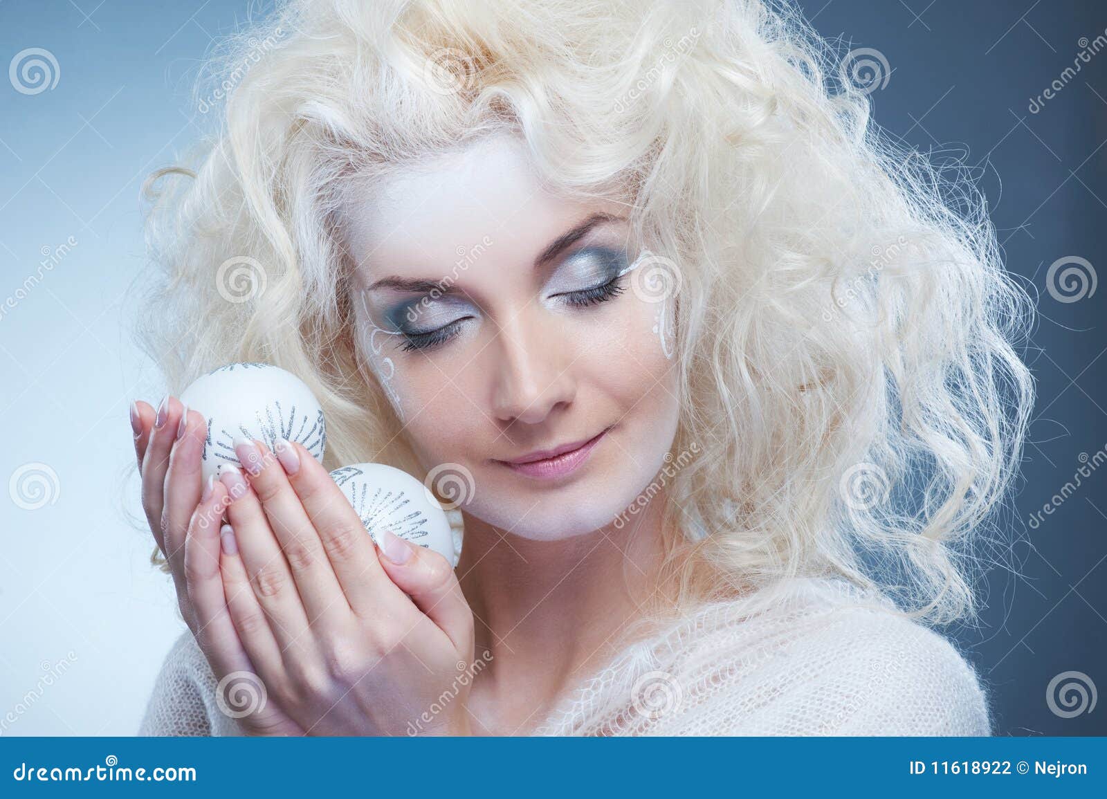 Beautiful snow queen stock photo. Image of celebration - 11618922