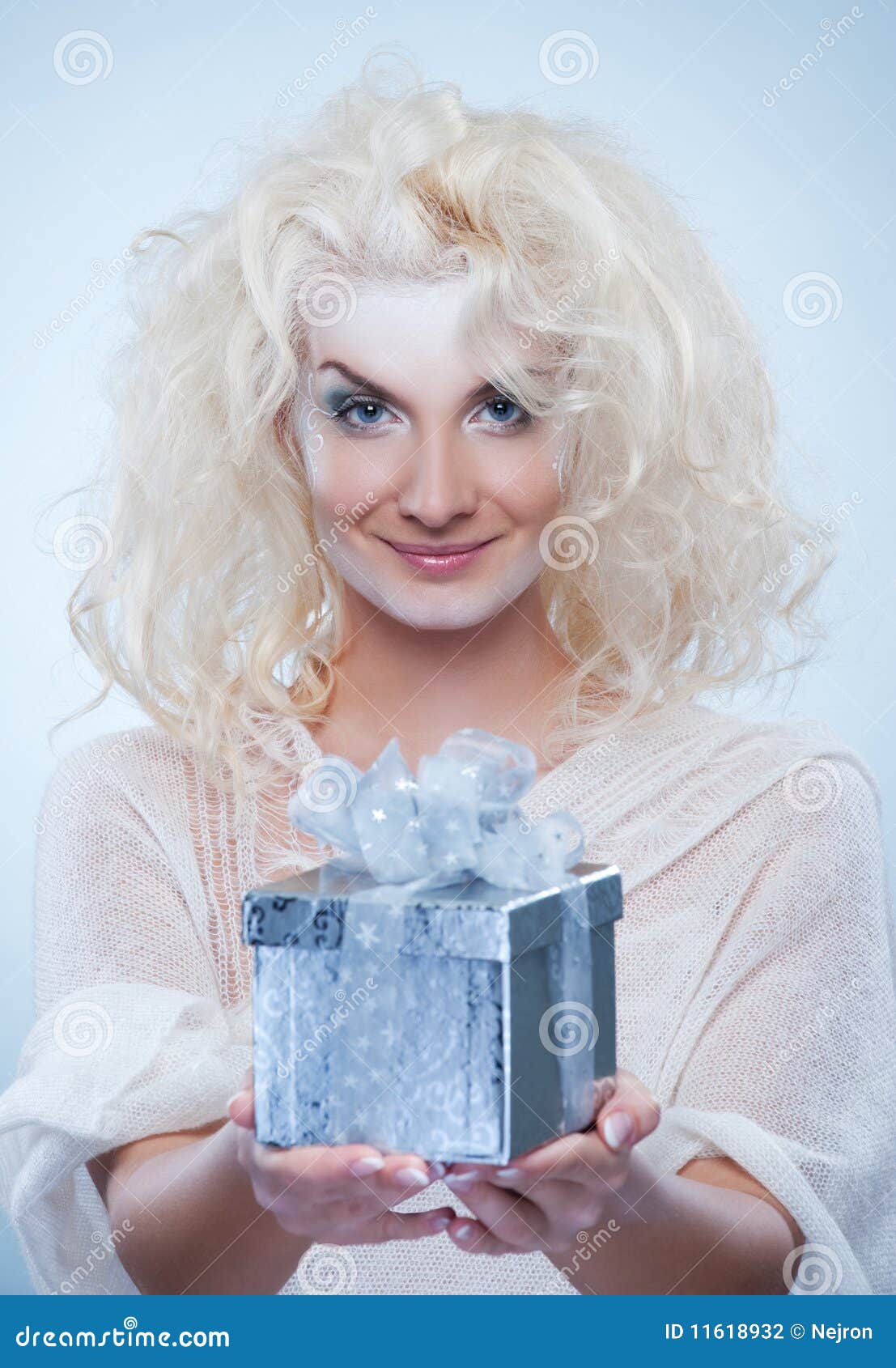 Beautiful snow queen stock photo. Image of elegant, event - 11618932