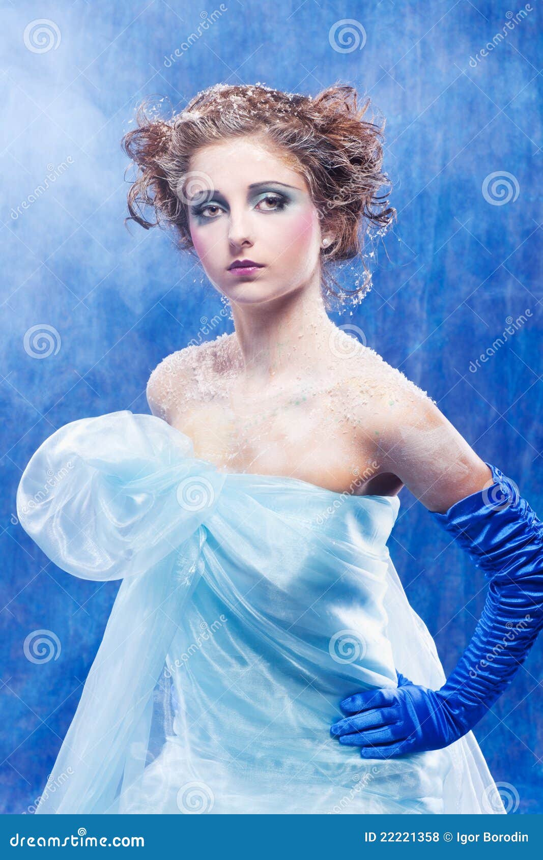 Beautiful Snow Queen Royalty Free Stock Photos - Image: 22221358