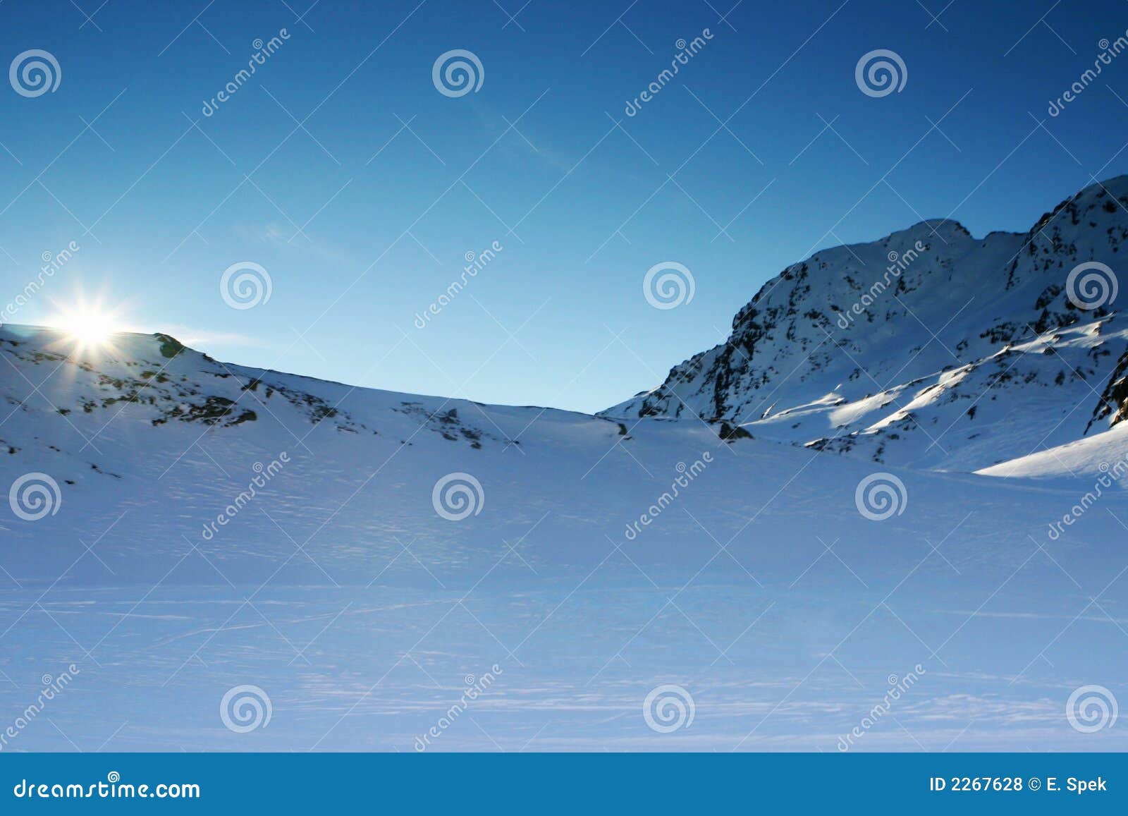 Beautiful snowscape stock photo. Image of mountaineering - 2267628