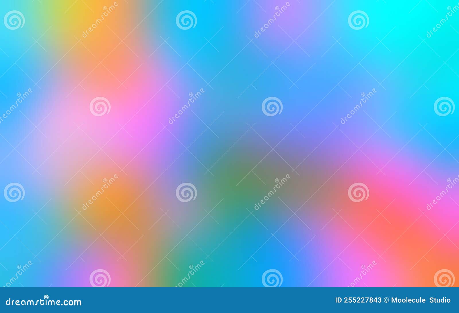 Beautiful Soft Blend Rainbow Color Illustration Background. Colorful ...