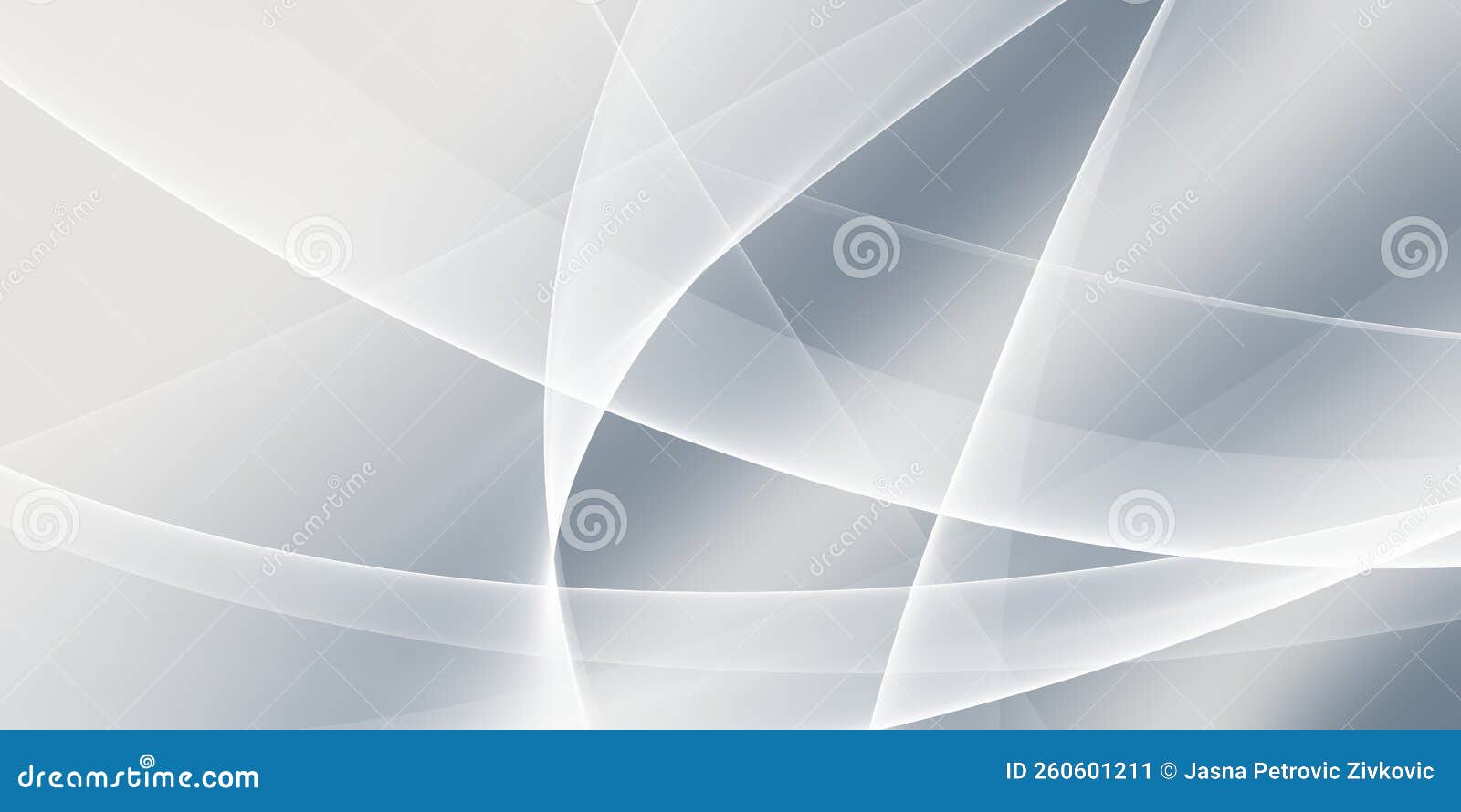 Soft Blue Abstract Background with White Wave Stock Illustration ...