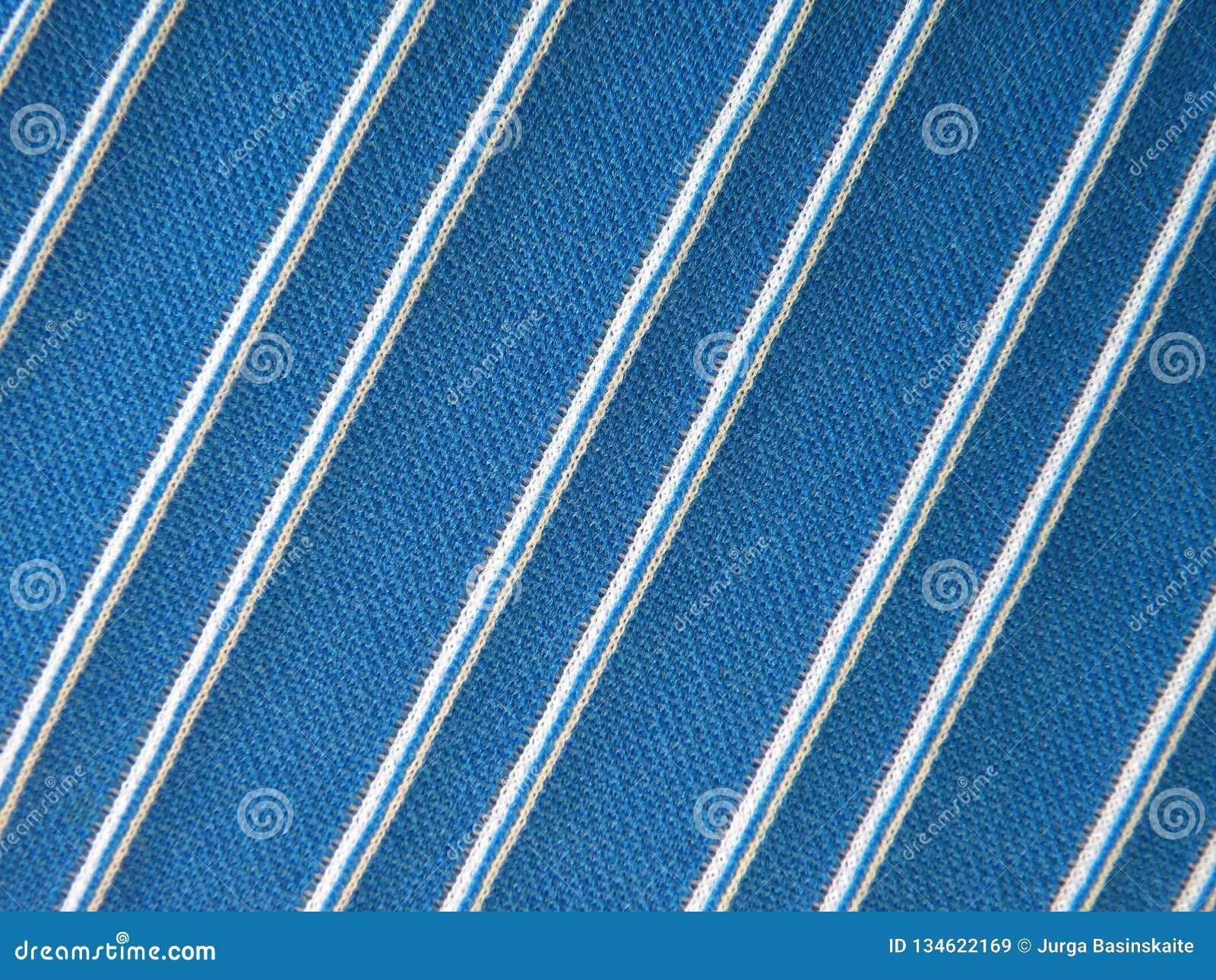 Blue Fabric with White Lines Stock Image - Image of cloth, background ...