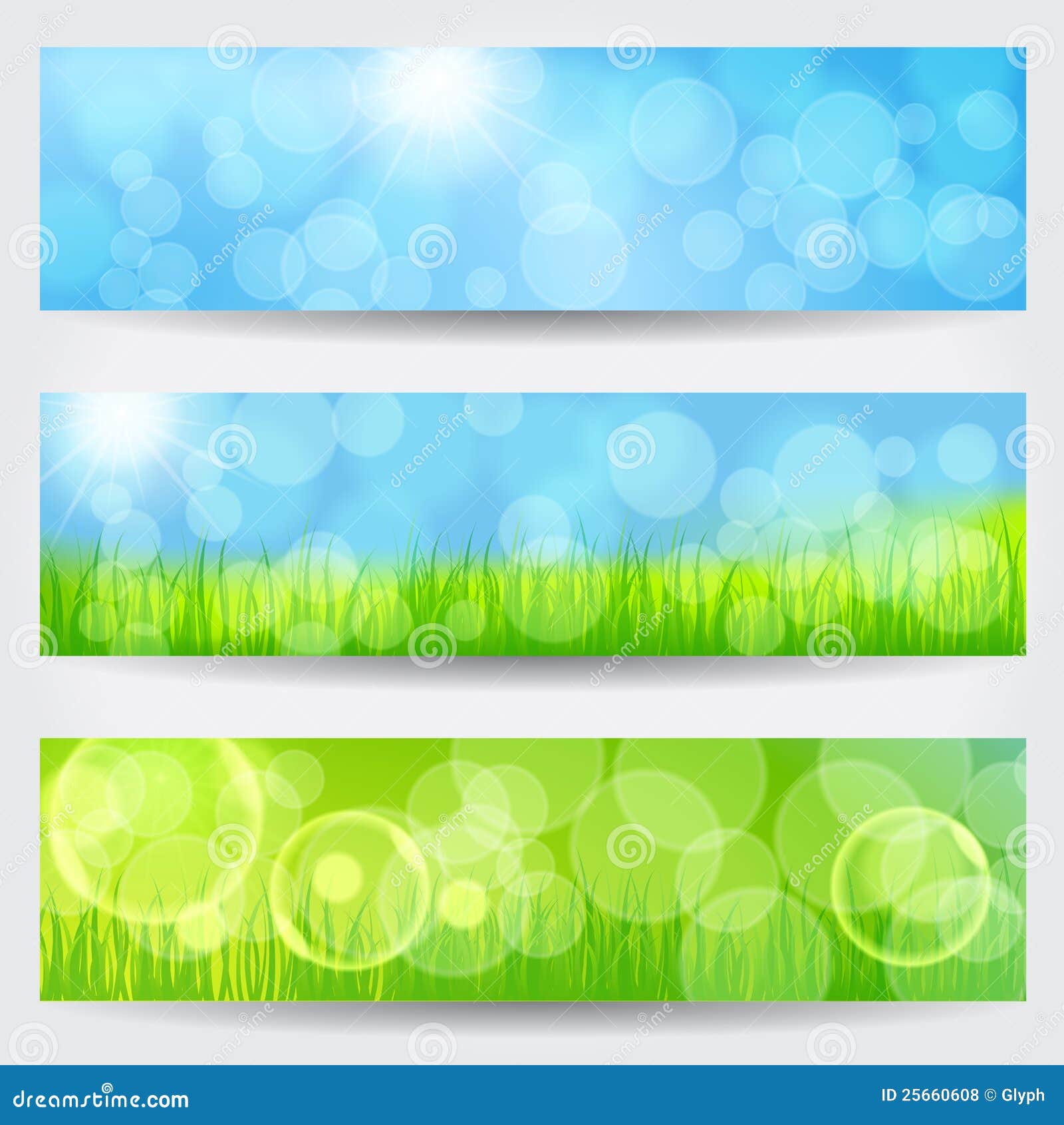 Nature Banner. World Environment Day Concept. Half Globe On Dark Blue ...