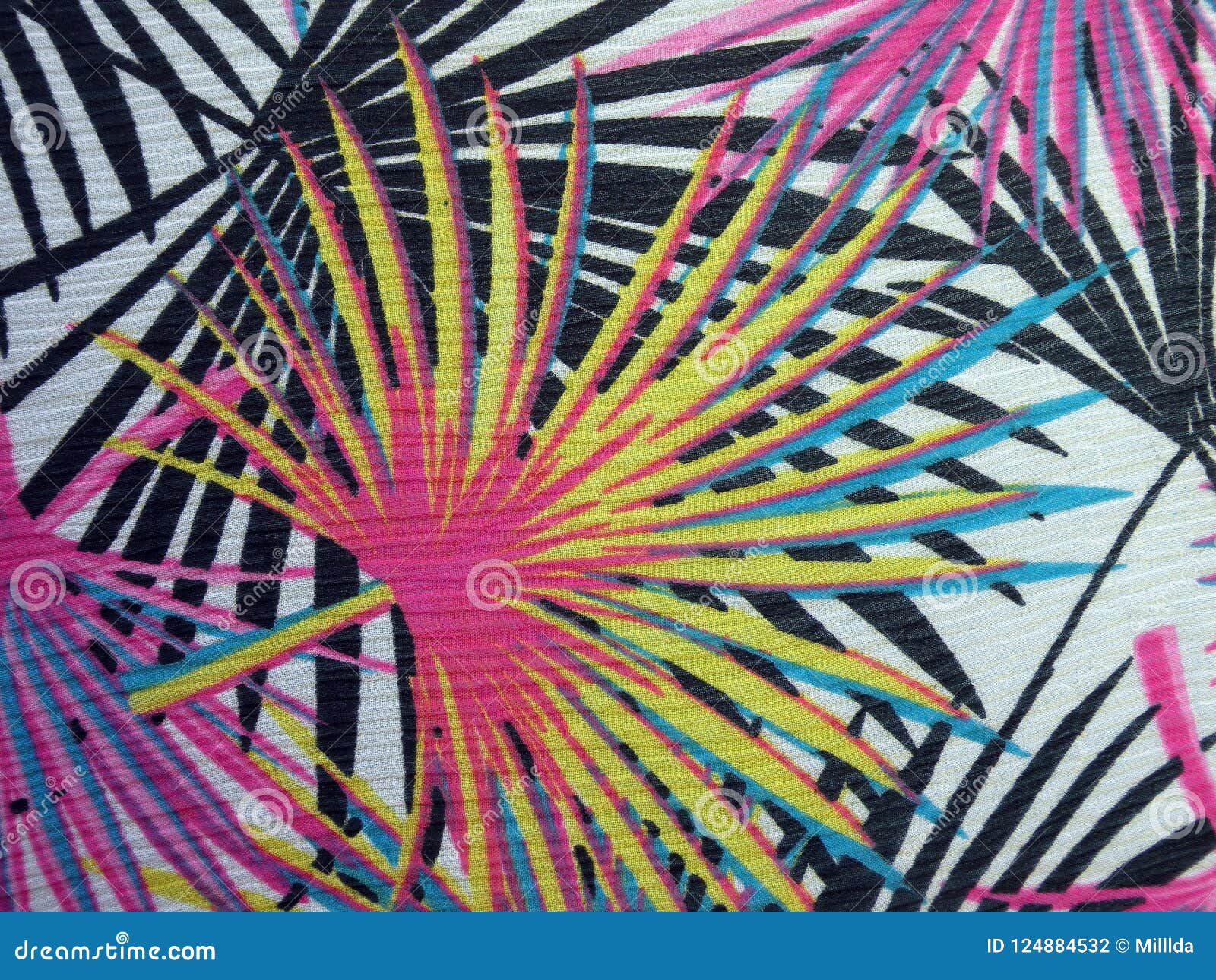 Colorful Fabric Surface Texture Stock Photo - Image of fabric, black ...