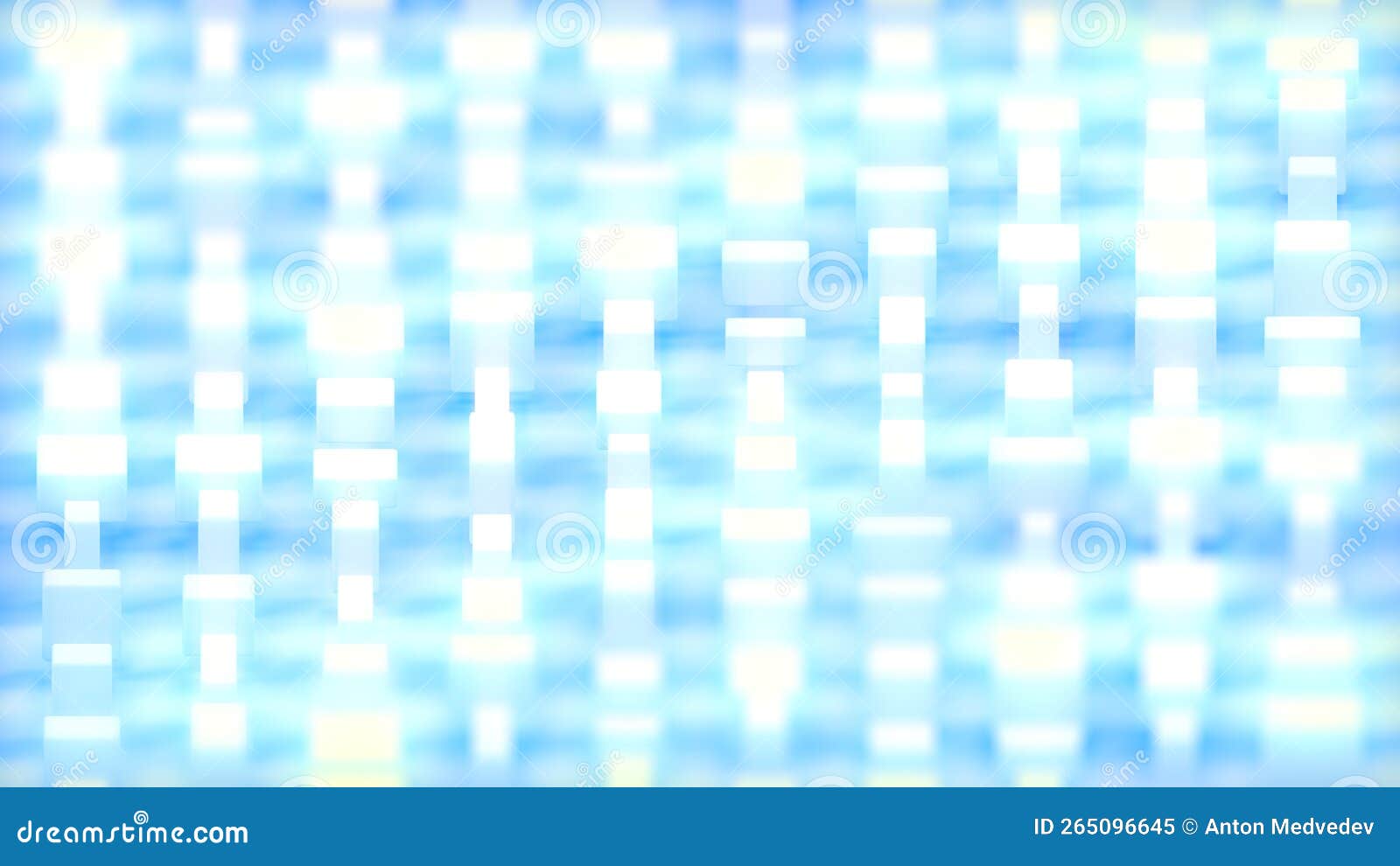 Beautiful Soft Glowing Graphic Blue Boxes - Abstract 3D Rendering Stock ...