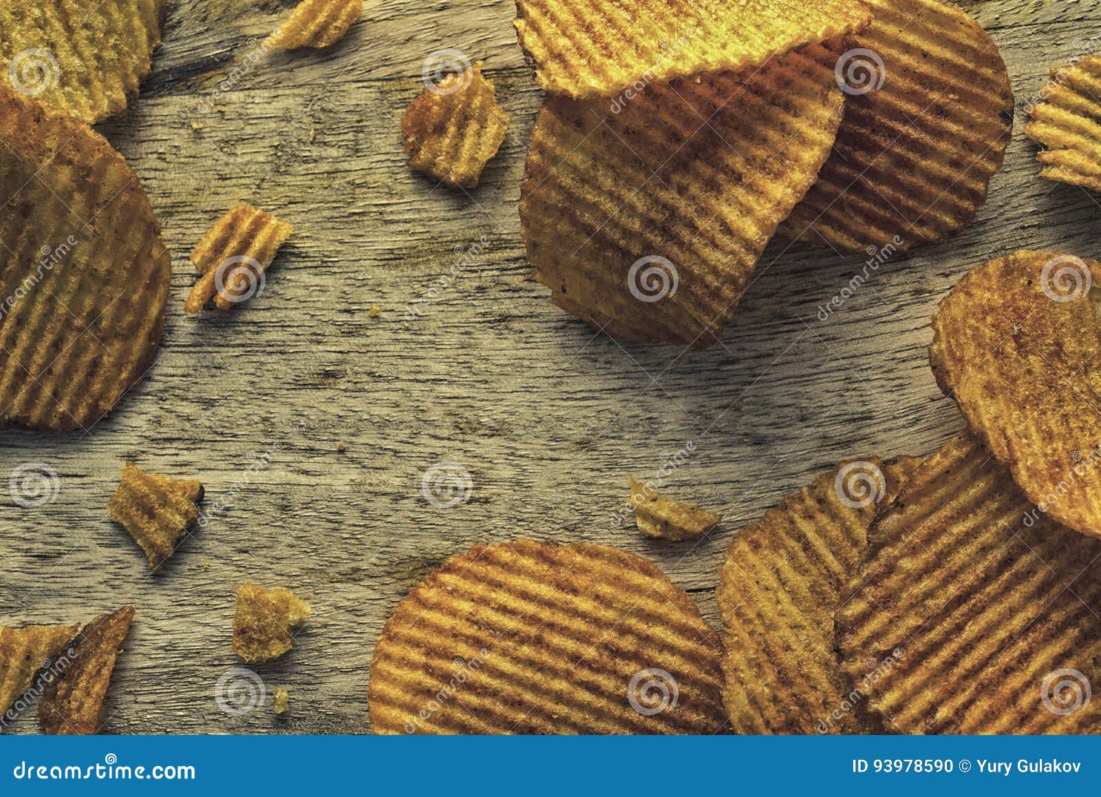 Beautiful Solar Corrugated Chips on a Table. Stock Photo - Image of ...