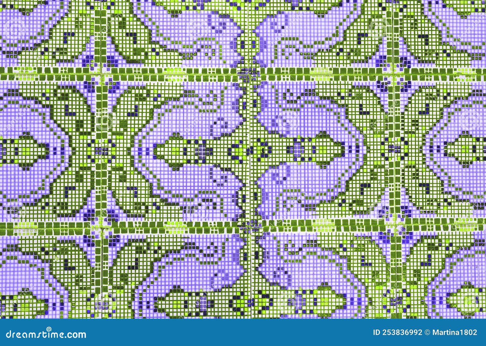 Beautiful Spanish mosaic stock photo. Image of moroccan - 253836992