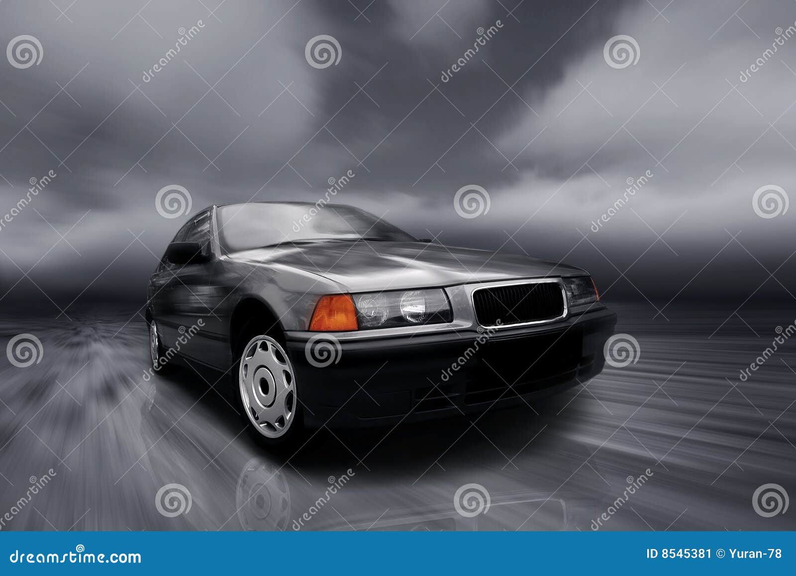 Beautiful Speed Sportcar on the Road Stock Image - Image of concept ...