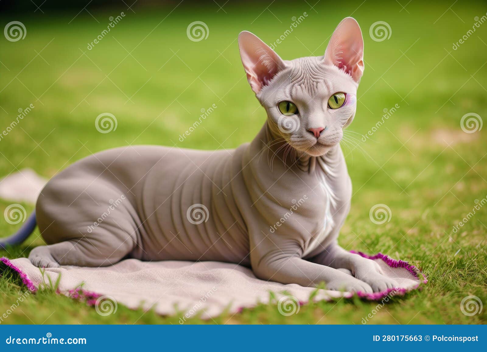 A Beautiful Sphynx Cat. the Enigmatic Elegance. Exploring the World of ...