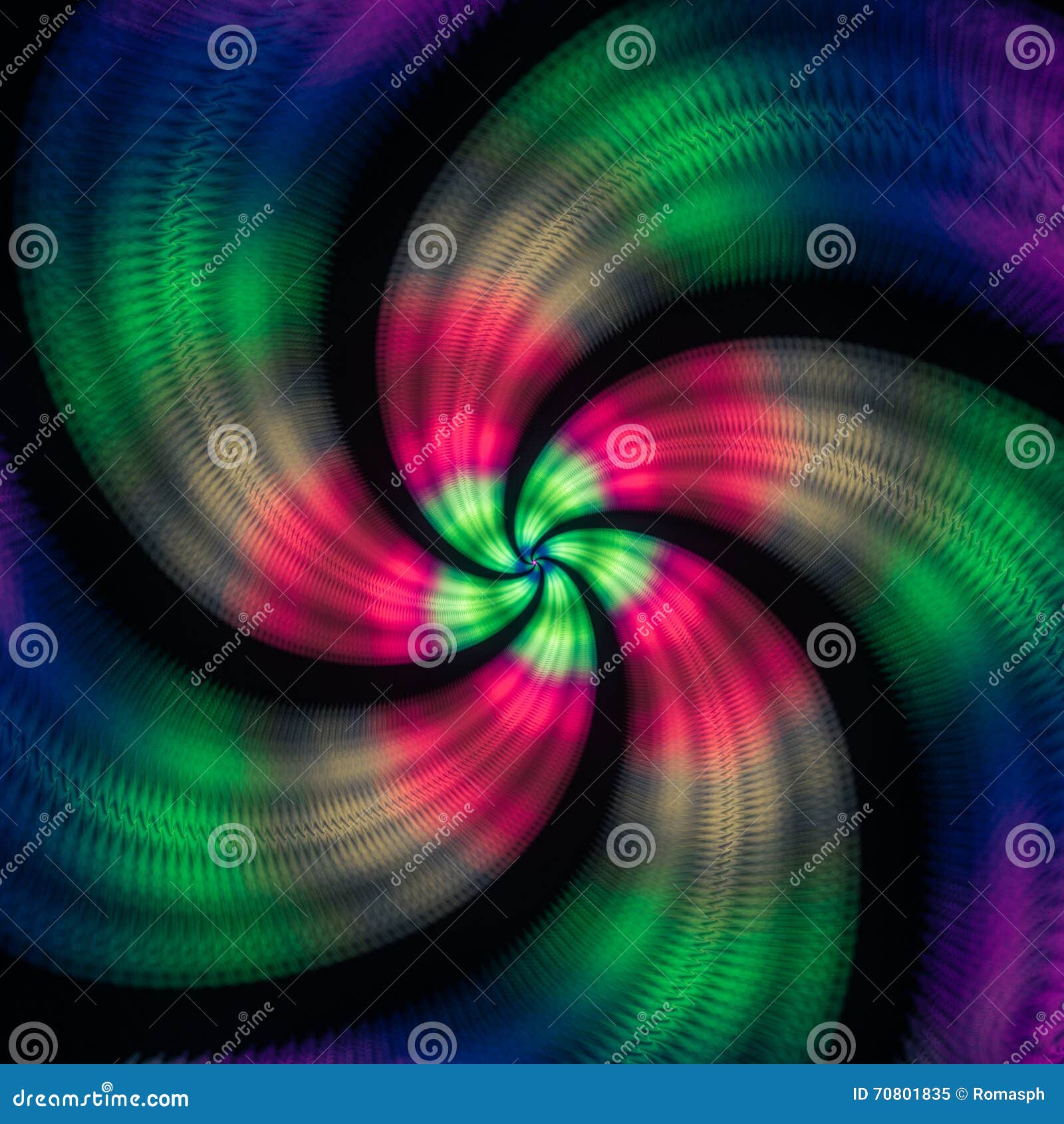 Beautiful Spiral Pattern. Abstract Background with Geometrical E Stock ...