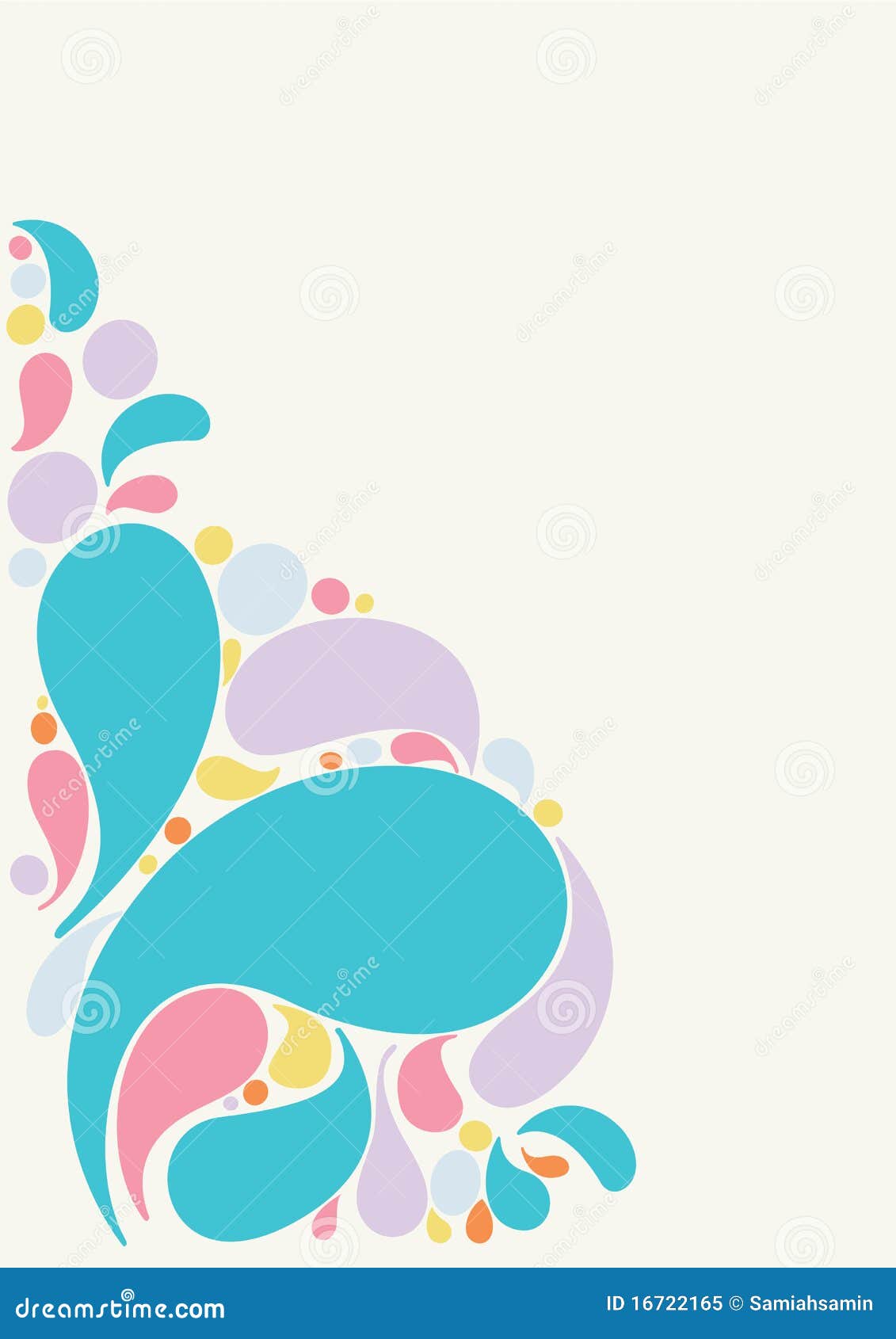 Beautiful Splash Drops Background Design Vector Illustration ...