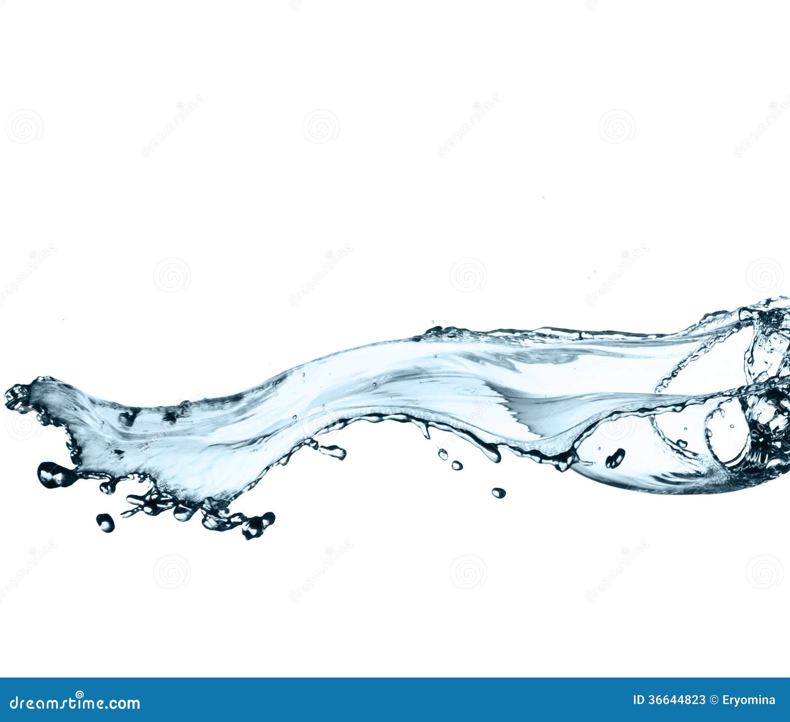 Beautiful Splash of Pure Water Stock Image - Image of nature, ripple ...
