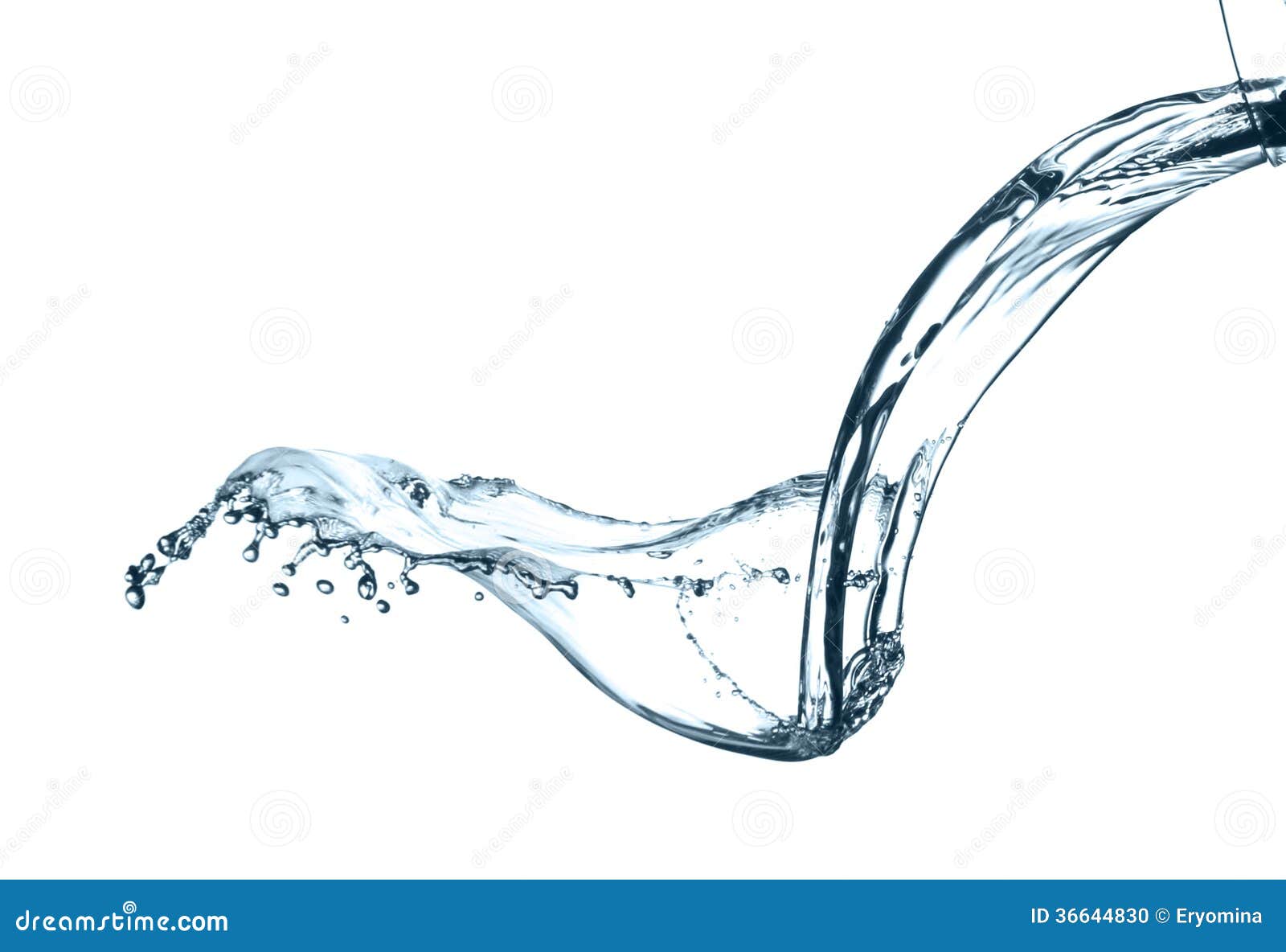 Beautiful Splash of Pure Water Stock Photo - Image of blue, nature ...