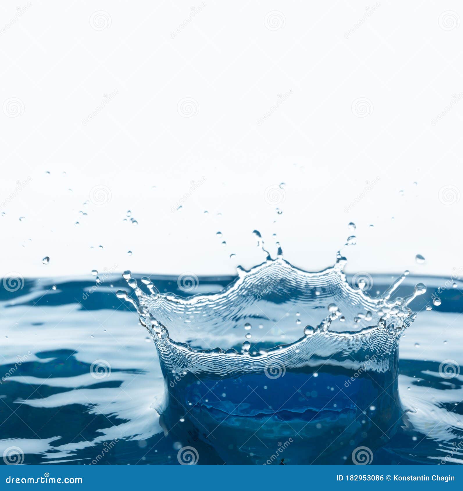 Beautiful splash of water stock photo. Image of clean - 182953086