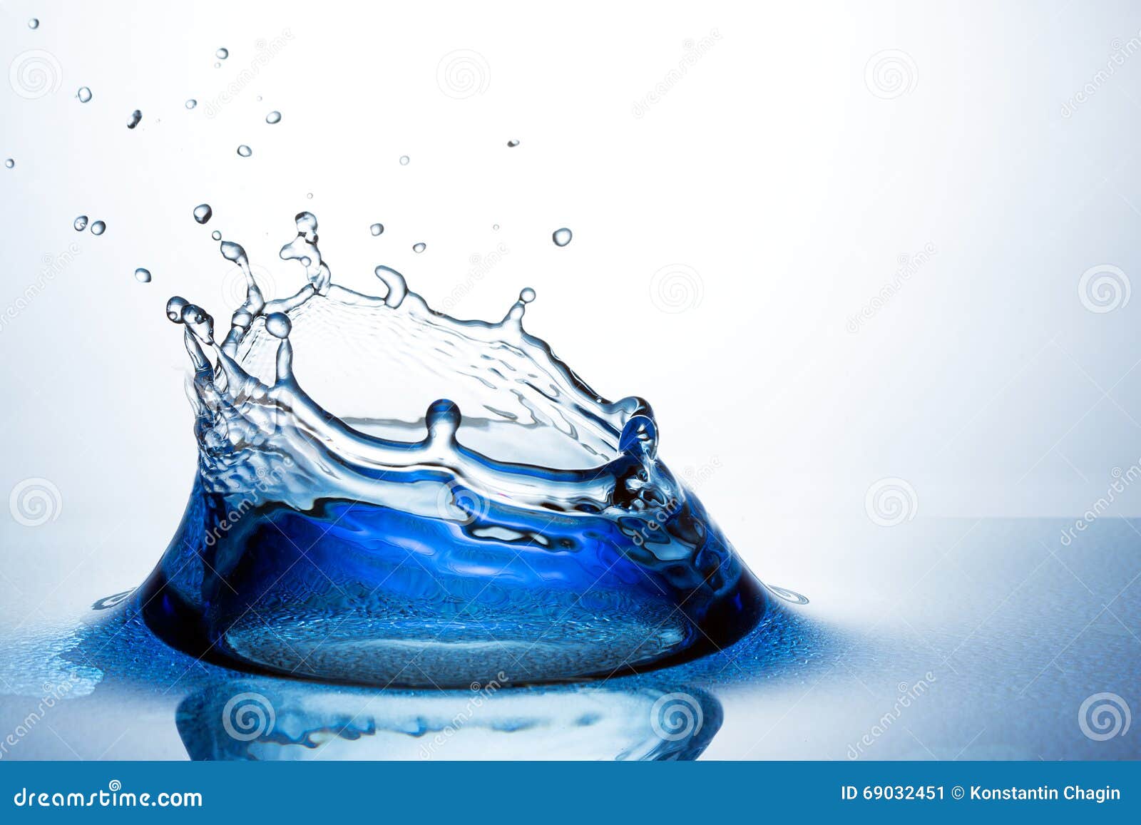 Beautiful splash of water stock image. Image of blue - 69032451