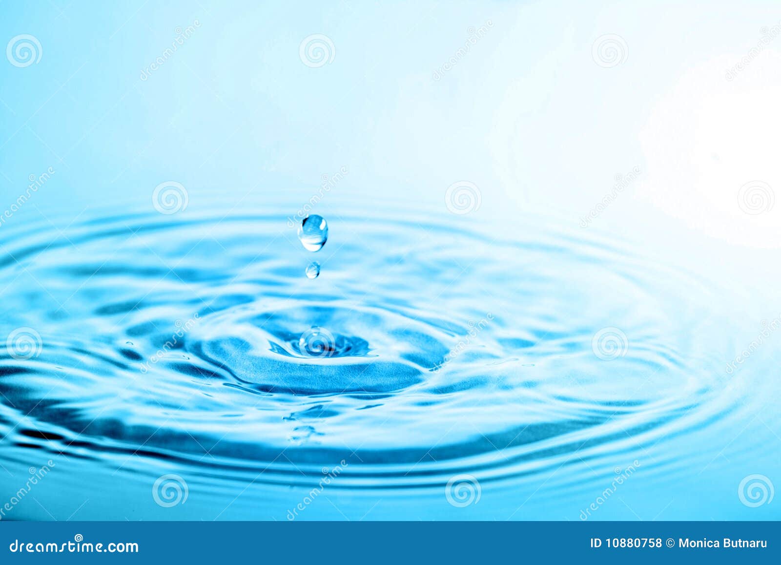 Beautiful Splash of Water Drops Stock Photo - Image of circle, pattern ...