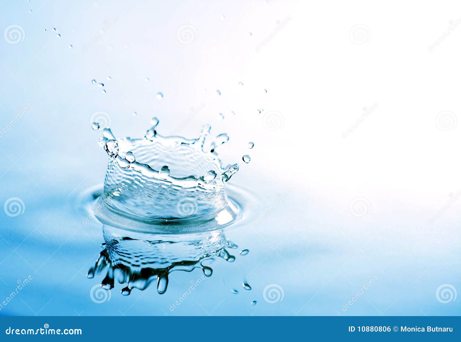 Beautiful Splash of Water Drops Stock Photo - Image of cold, bright ...