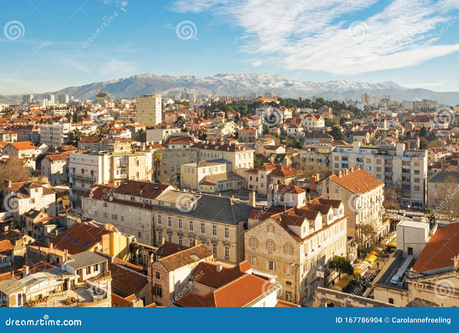 Beautiful Split, Croatia stock photo. Image of croatian - 167786904
