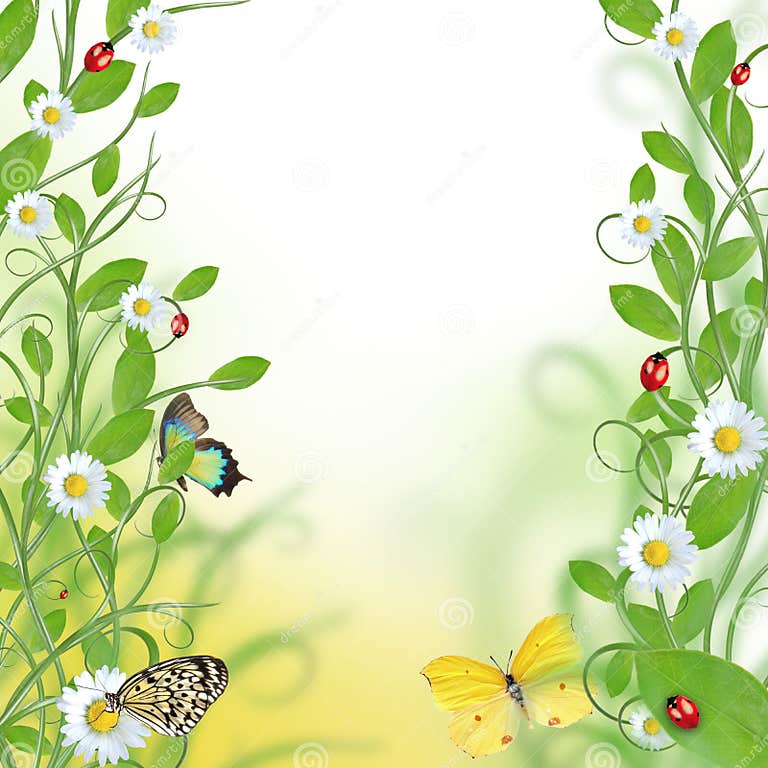 Beautiful spring design stock illustration. Illustration of close ...