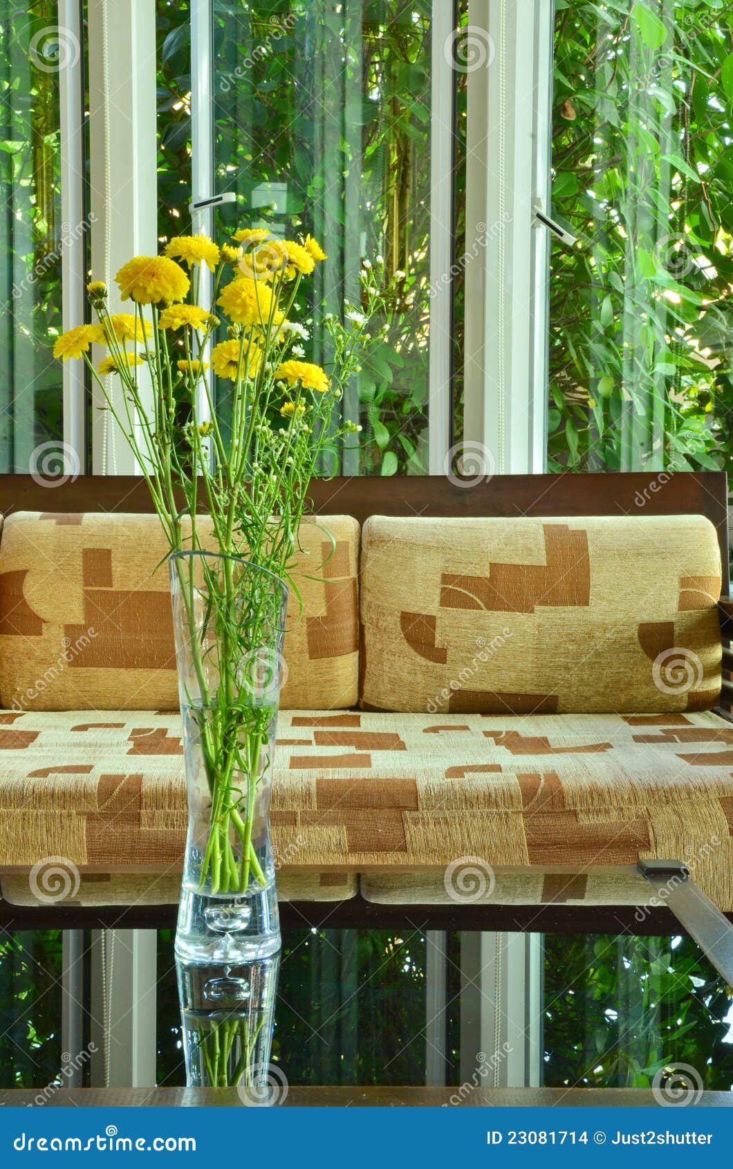 Beautiful Spring Flowers in Vase Stock Photo - Image of arrangement ...