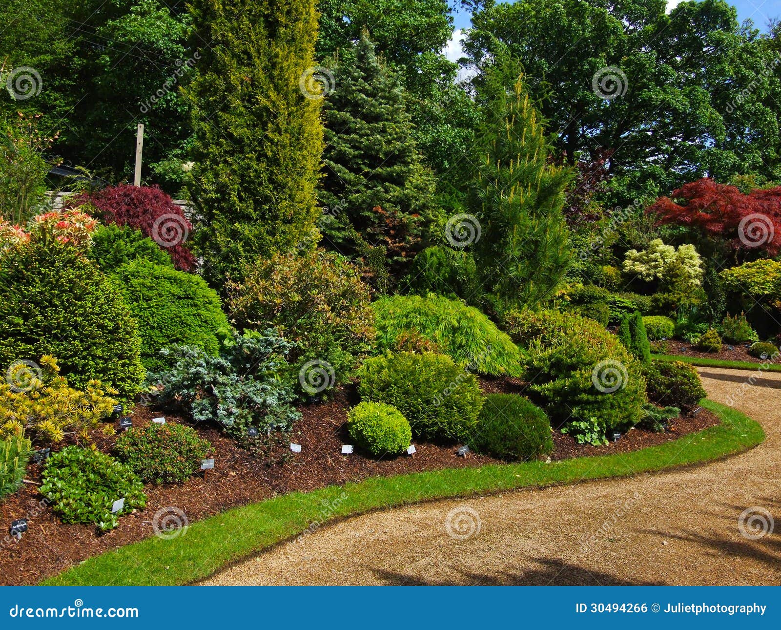 Beautiful Spring garden stock photo. Image of garden - 30494266