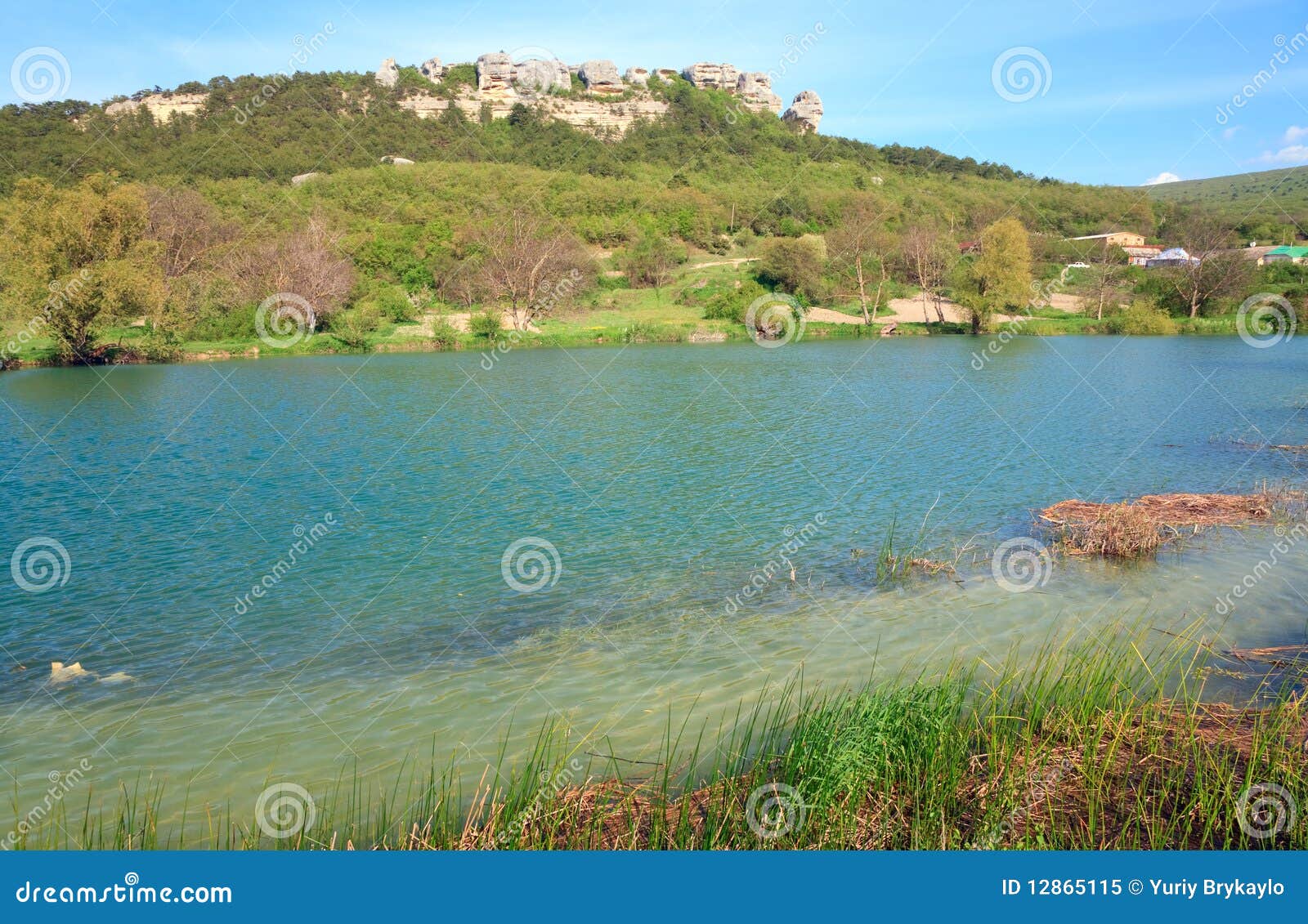Beautiful spring lake stock image. Image of nature, lake - 12865115