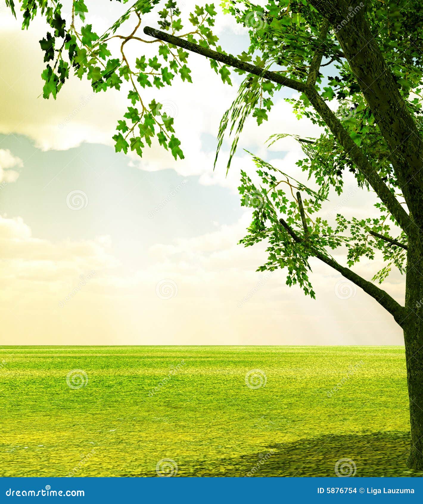 Beautiful spring scenery stock photo. Image of seasonal - 5876754