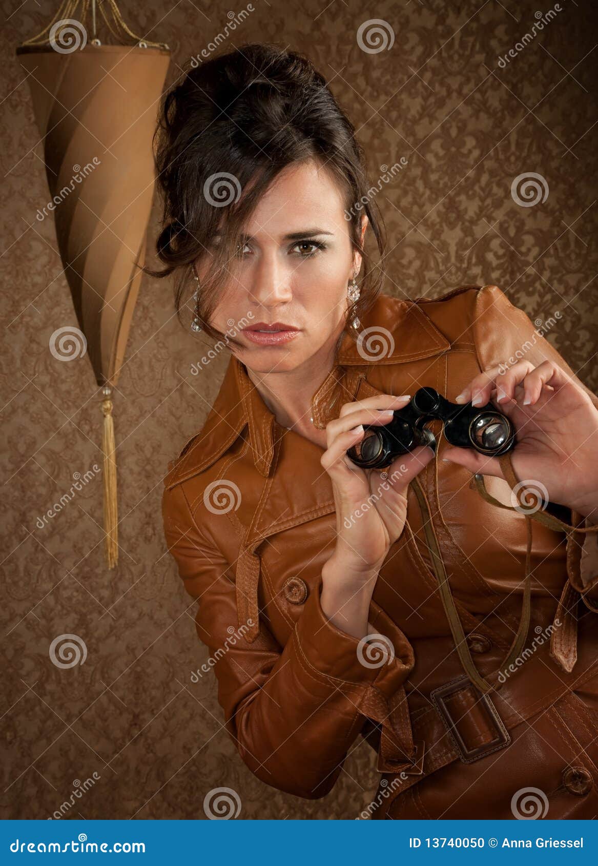 Beautiful Spy stock photo. Image of undercover, attractive - 13740050