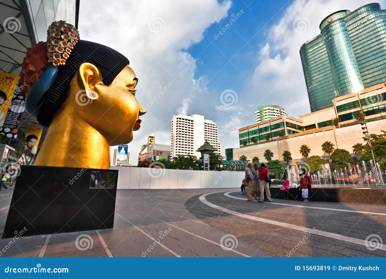 A Beautiful Square in Front Editorial Stock Image - Image of high ...