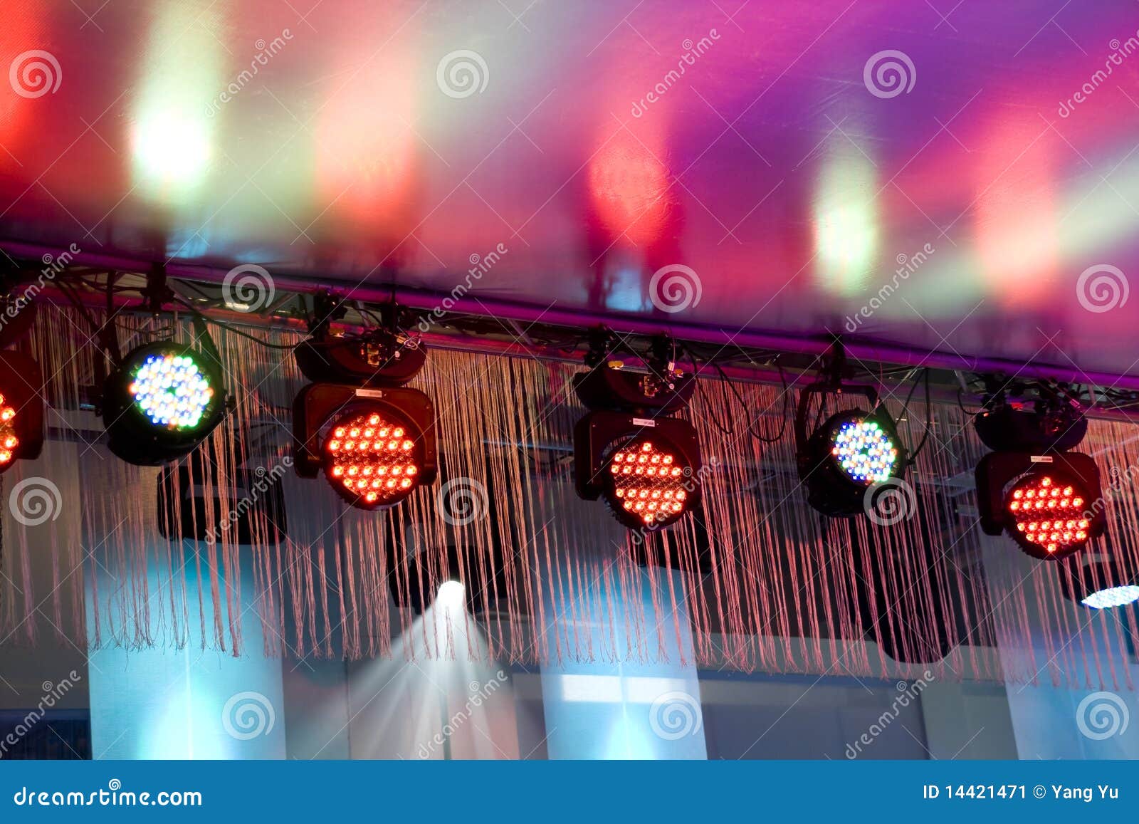 Beautiful stage lighting stock image. Image of pattern - 14421471