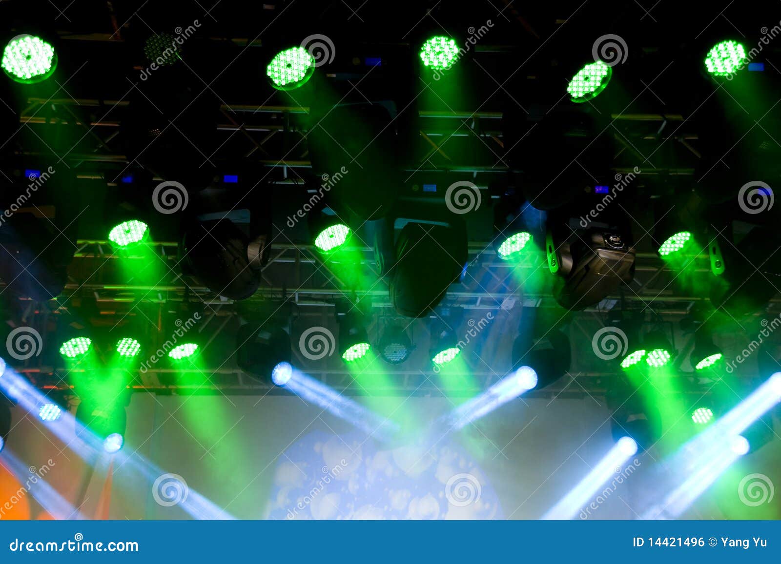 Beautiful stage lighting stock photo. Image of play, discotheque - 14421496