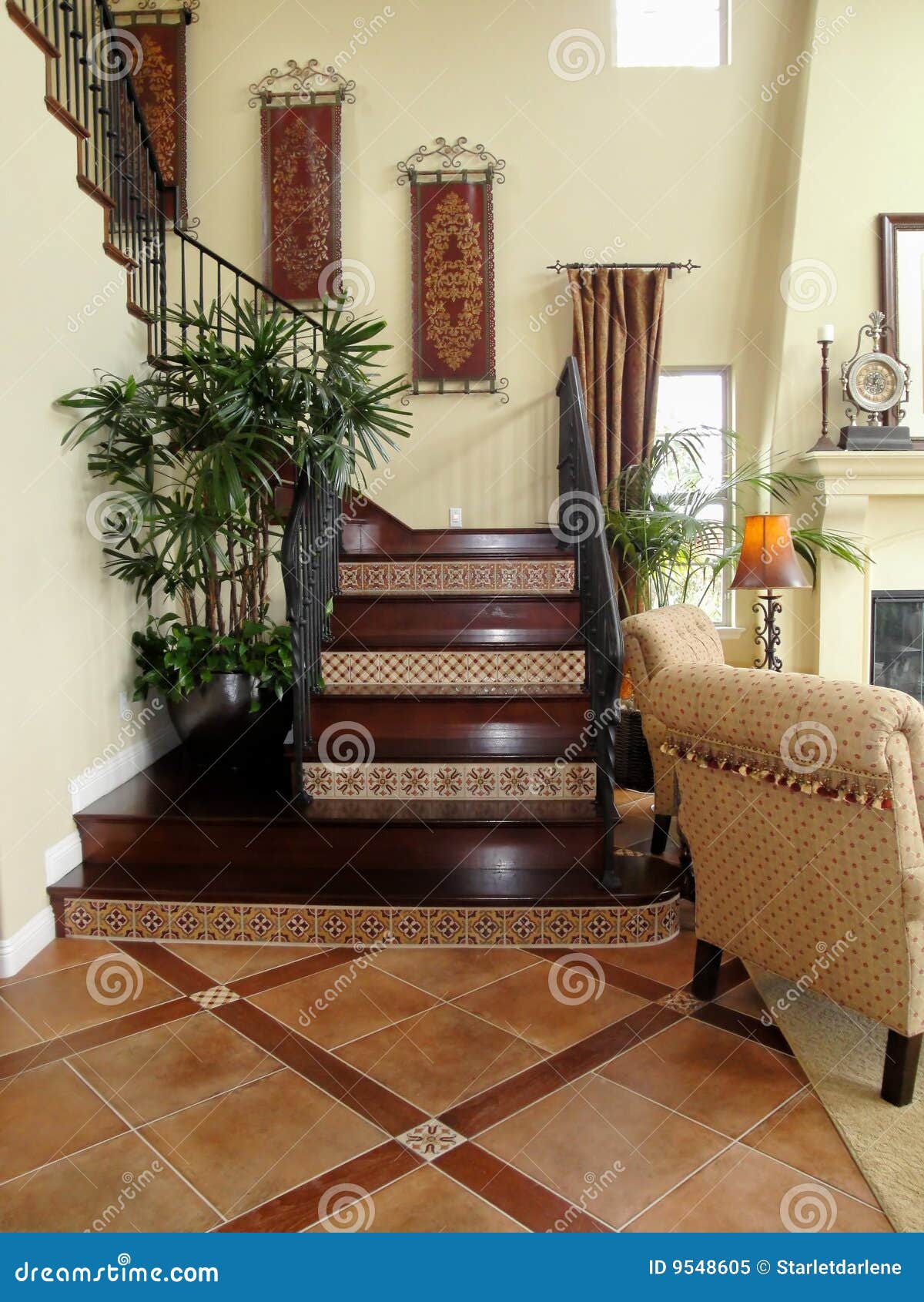 Beautiful Staircase stock image. Image of decorator, home - 9548605