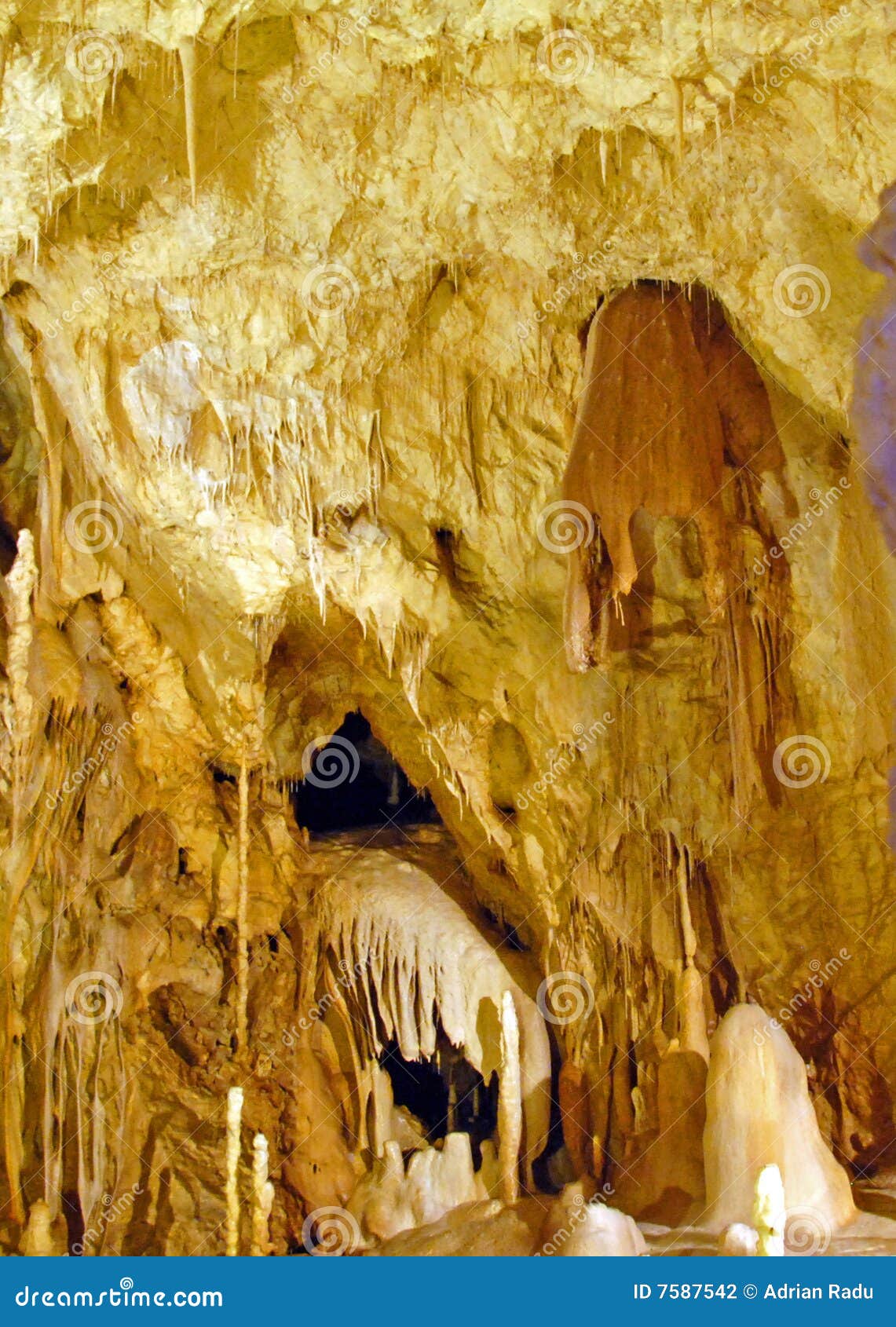 Beautiful stalactite stock photo. Image of nature, hanging - 7587542
