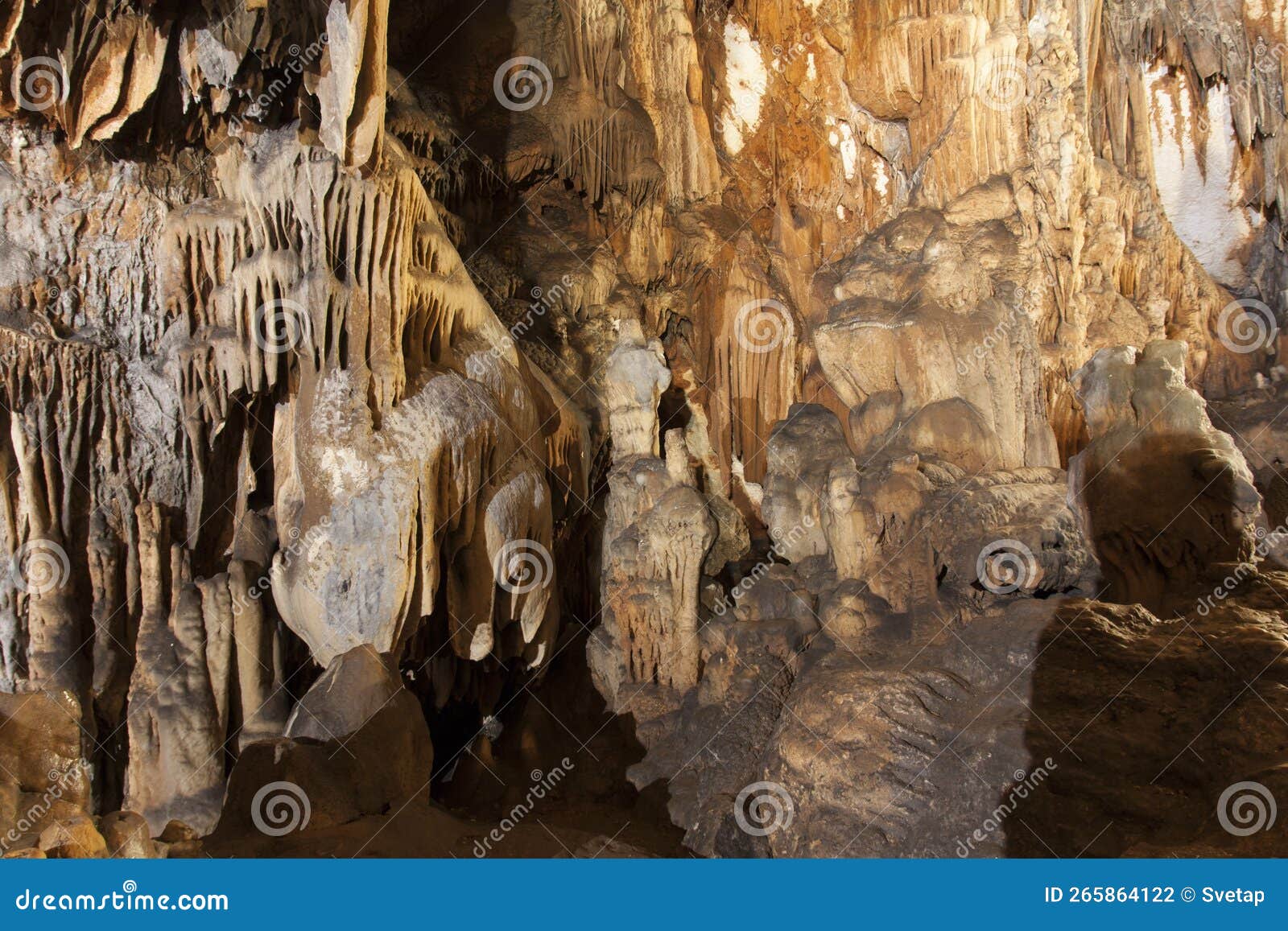 Beautiful Stalactites on the Inside Cave of Croatia Photo Stock Photo ...